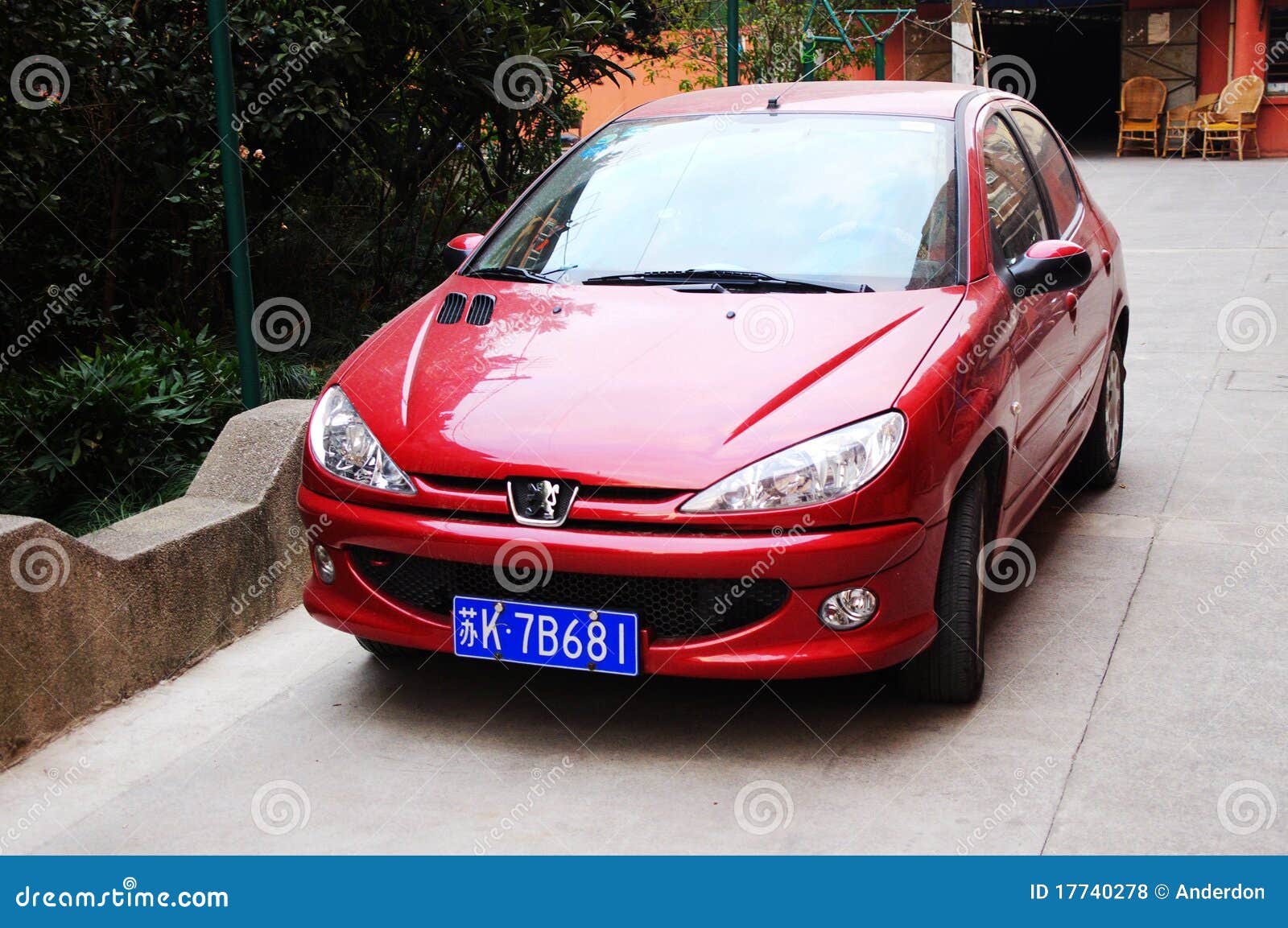 Peugeot 206 car editorial stock photo. Image of french - 17740278
