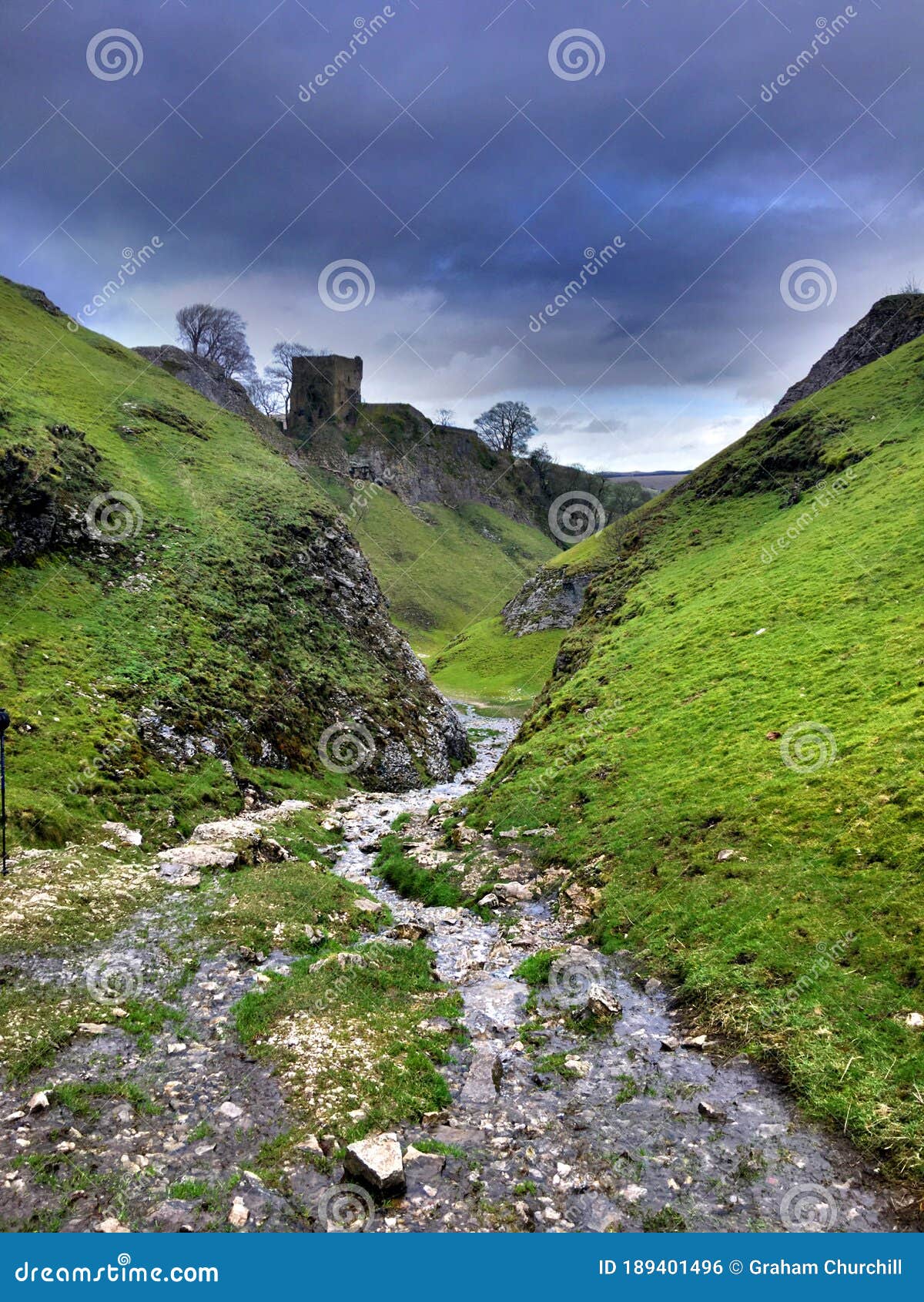 Peveril castle stock photo. Image of district, castleton - 189401496
