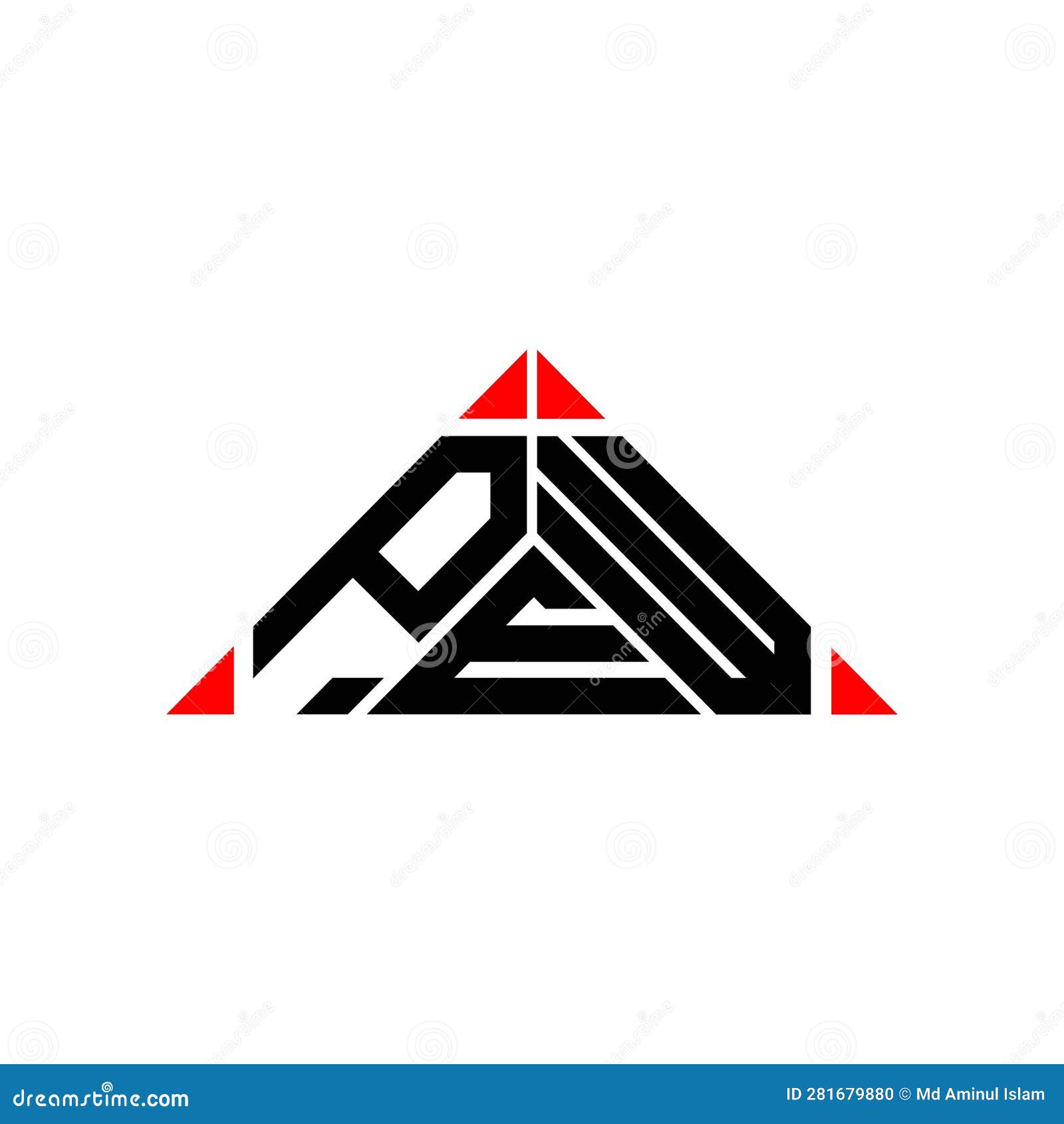 PEW Letter Logo Creative Design with Vector Graphic, PEW Stock Vector ...