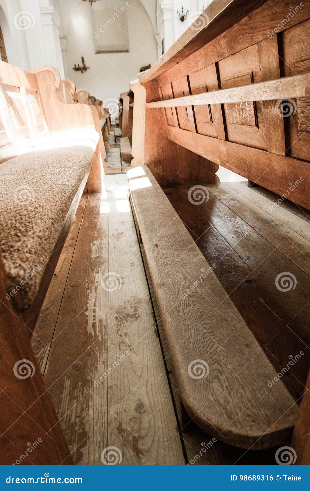 Pews in church stock photo. Image of congregation, christianity - 98689316