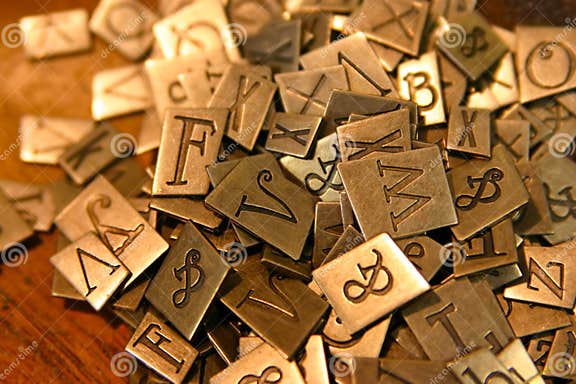 Pewter Letters stock photo. Image of select, jumbled, mixed - 1150566