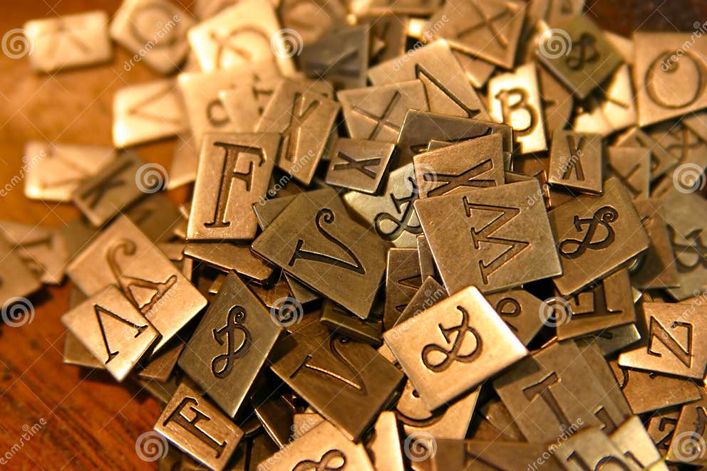 Pewter Letters stock photo. Image of select, jumbled, mixed - 1150566