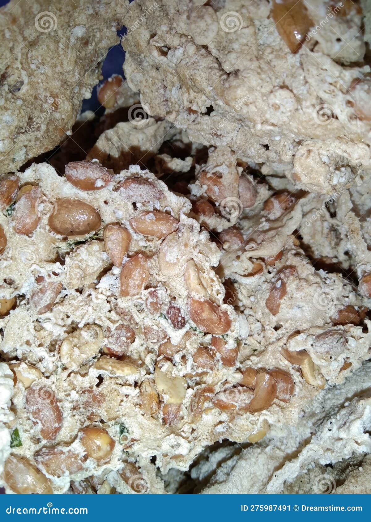 Peyek is a Typical Indonesian Snack from East Java with Peanut ...