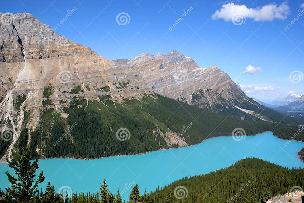 Peyton Lake stock photo. Image of mountain, conifer, park - 1786402
