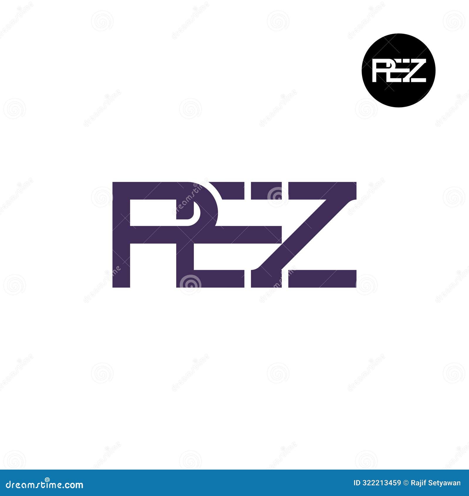 PEZ Logo Letter Monogram Design Stock Vector - Illustration of letter ...