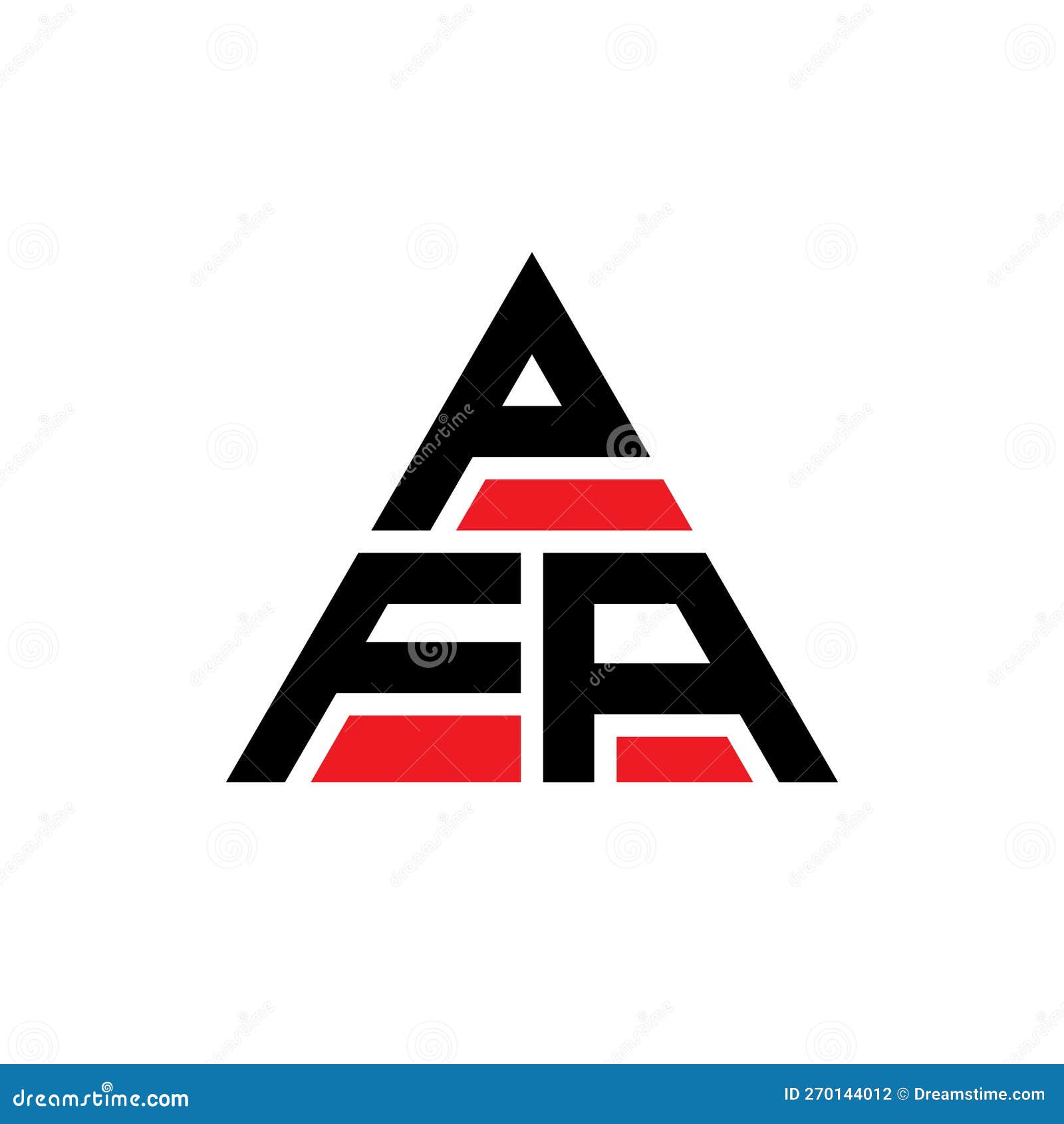 PFA Triangle Letter Logo Design with Triangle Shape. PFA Triangle Logo ...