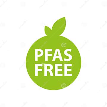 Pfas Free Label Icon Symbol Stock Illustration - Illustration of green ...