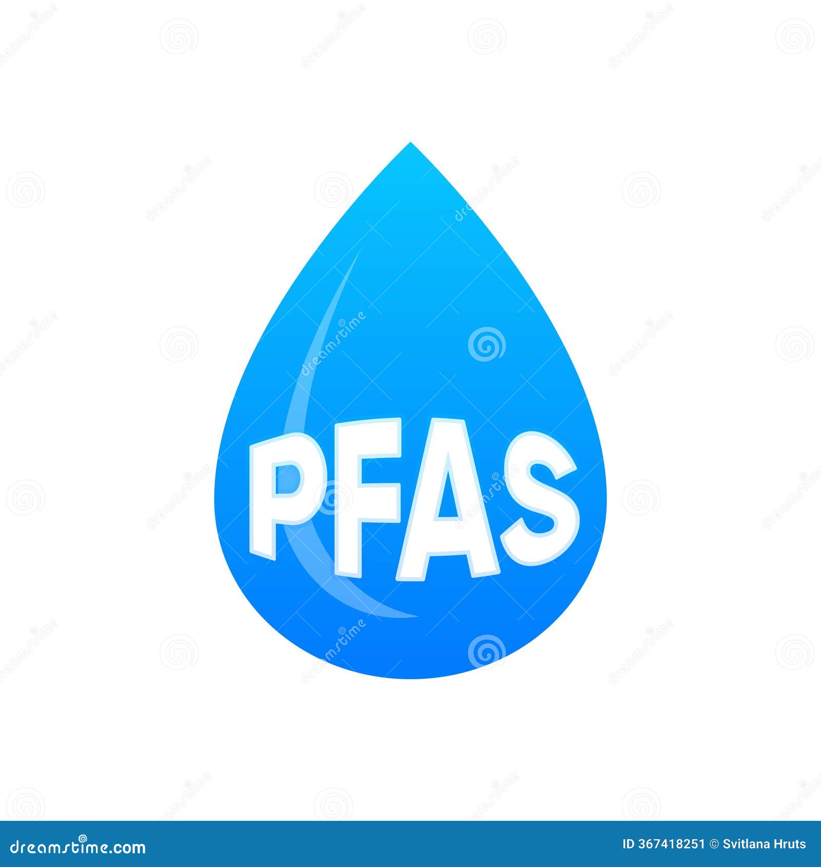 PFAS Red Sign On A Blue Background. Royalty-Free Stock Photography ...