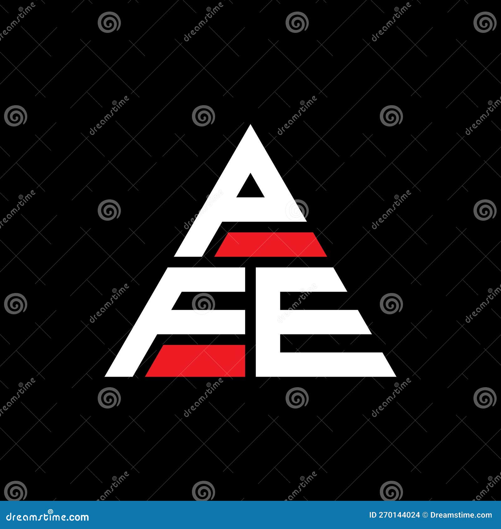 PFE Triangle Letter Logo Design with Triangle Shape. PFE Triangle Logo ...