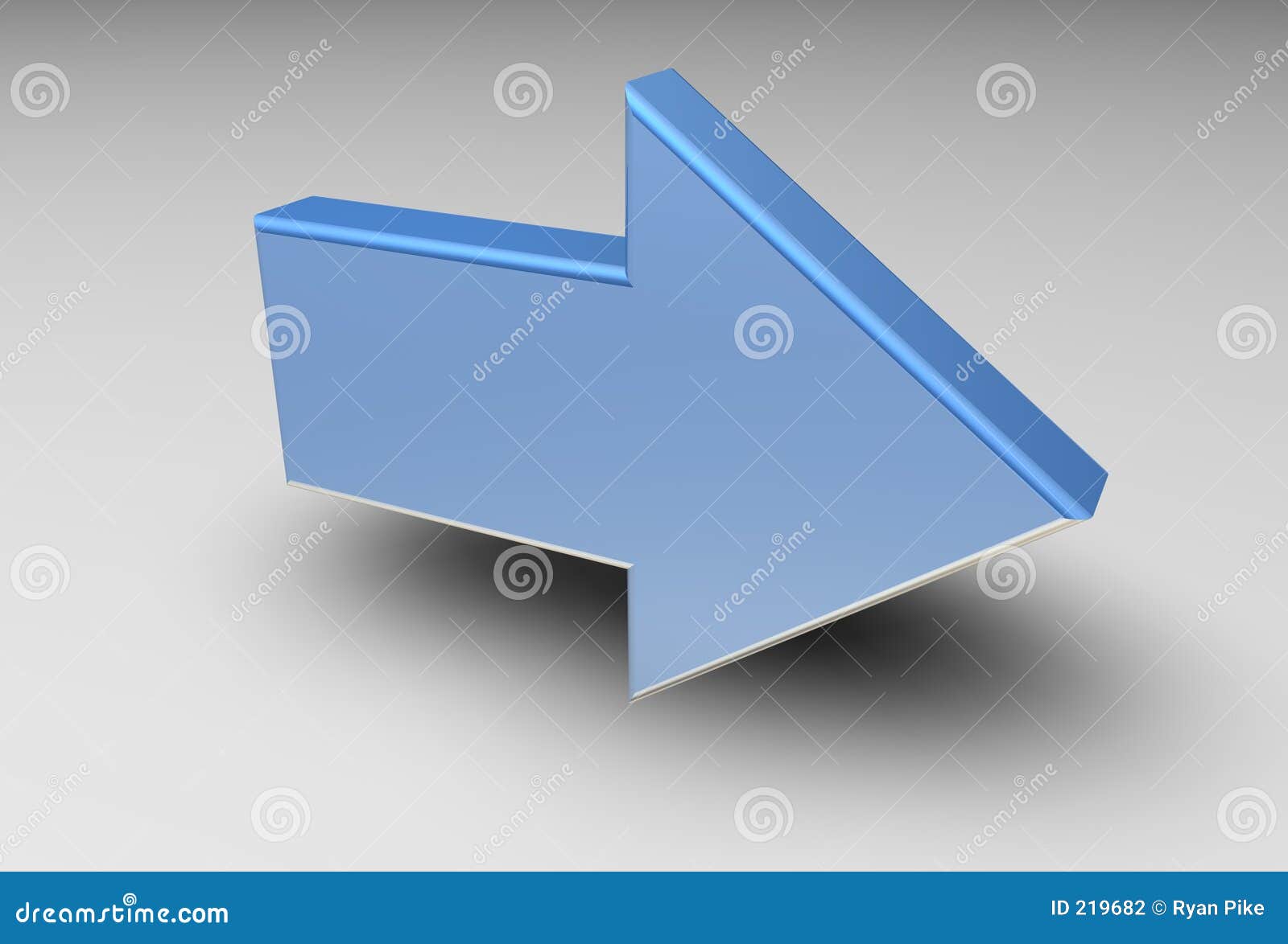 Pfeil 3D stock abbildung. Illustration von begrifflich - 219682