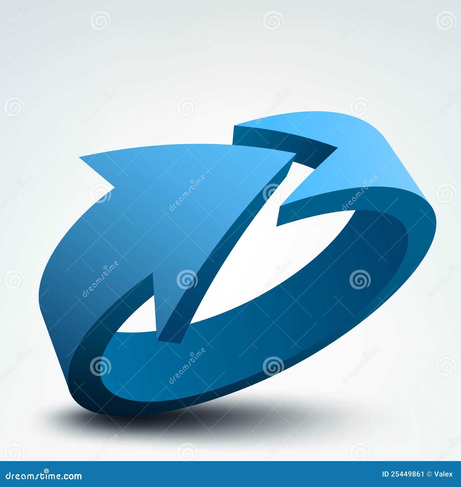 Pfeil 3d vektor abbildung. Illustration von pfeil, eleganz - 25449861