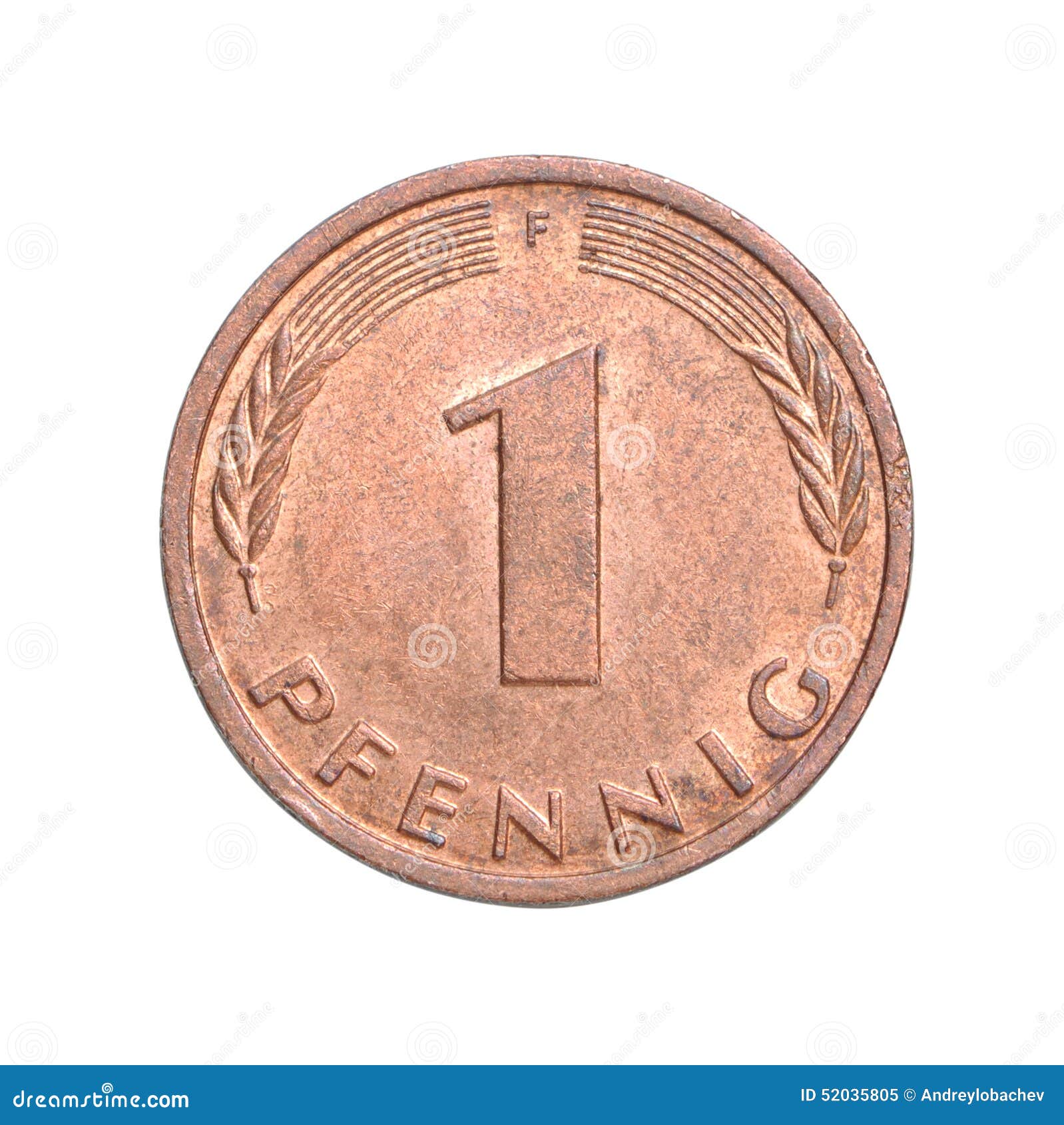 Pfennig Coin stock image. Image of circle, pfennig, deutsch - 52035805