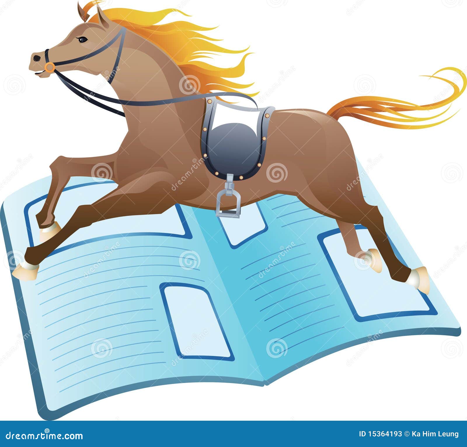 Pferderennen-Nachrichten vektor abbildung. Illustration von jockey ...