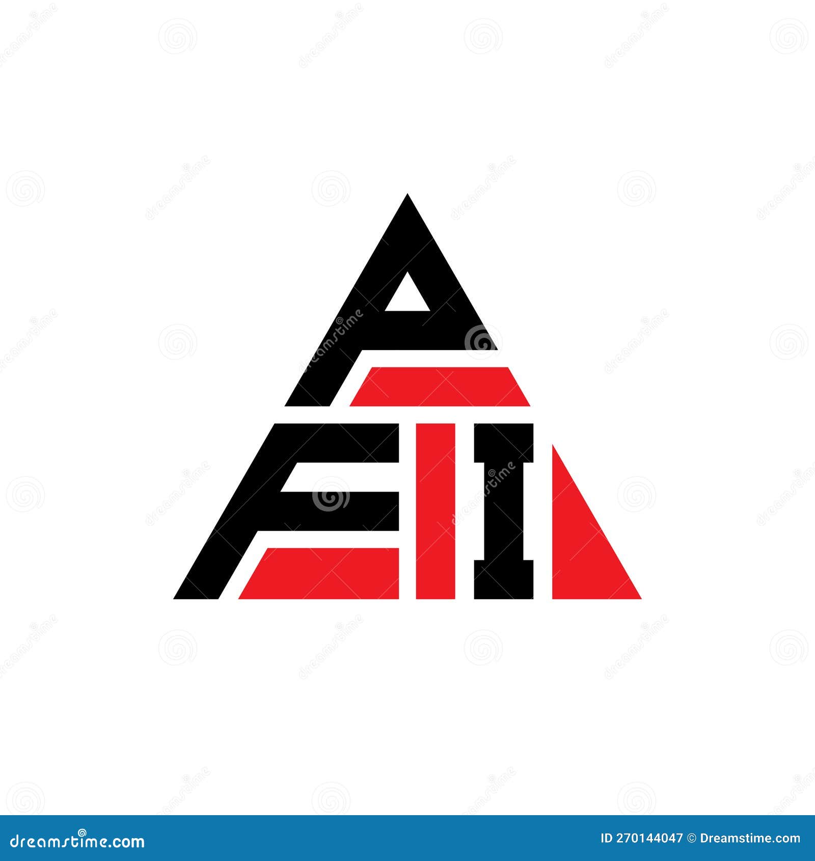 PFI Triangle Letter Logo Design with Triangle Shape. PFI Triangle Logo ...