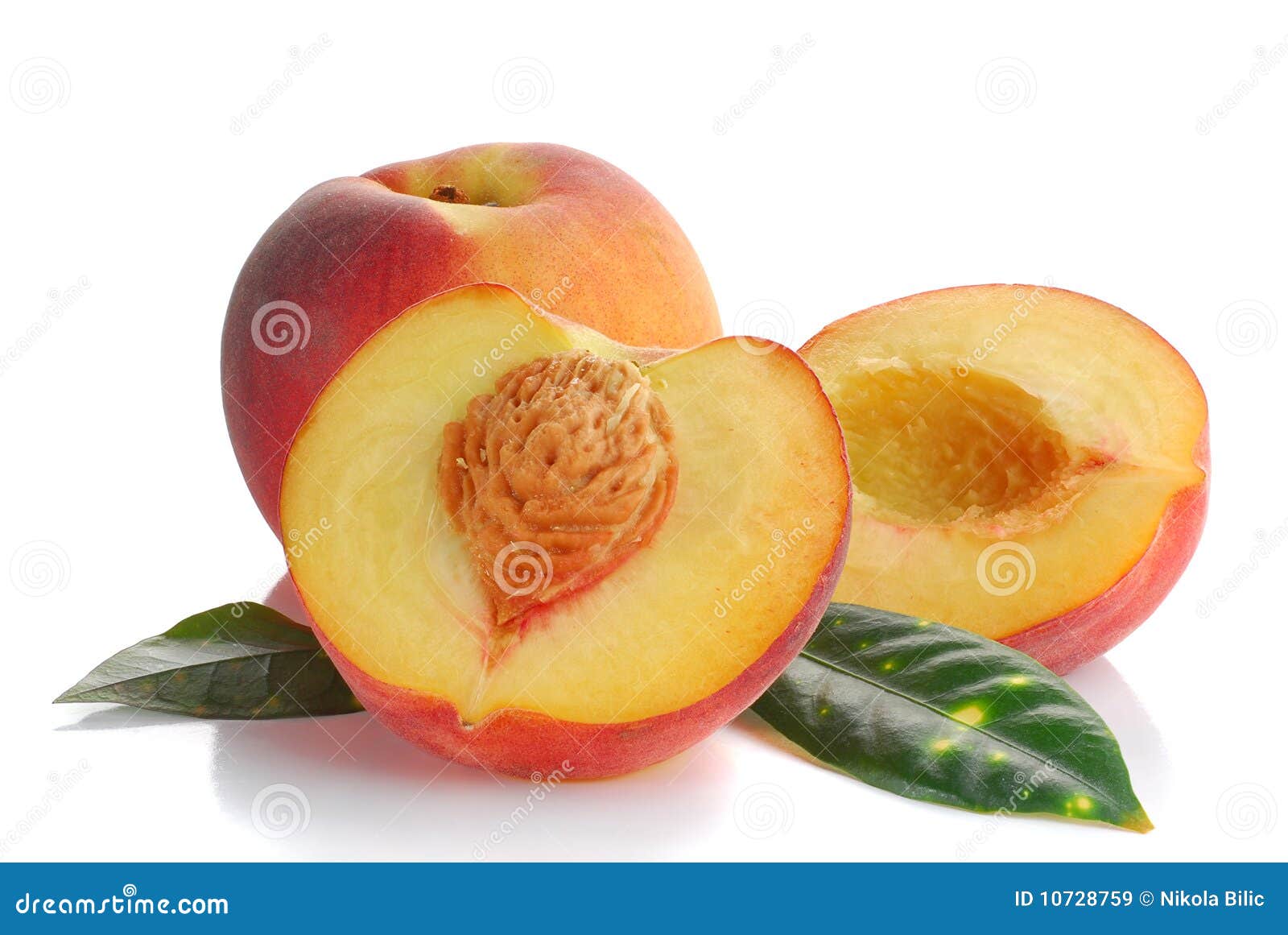 Pfirsich stockbild. Bild von gesund, frisch, geschmackvoll - 10728759