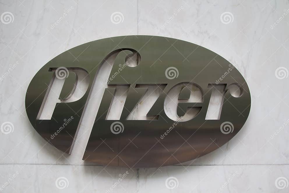 Pfizer editorial stock photo. Image of medicine, logo - 21373423