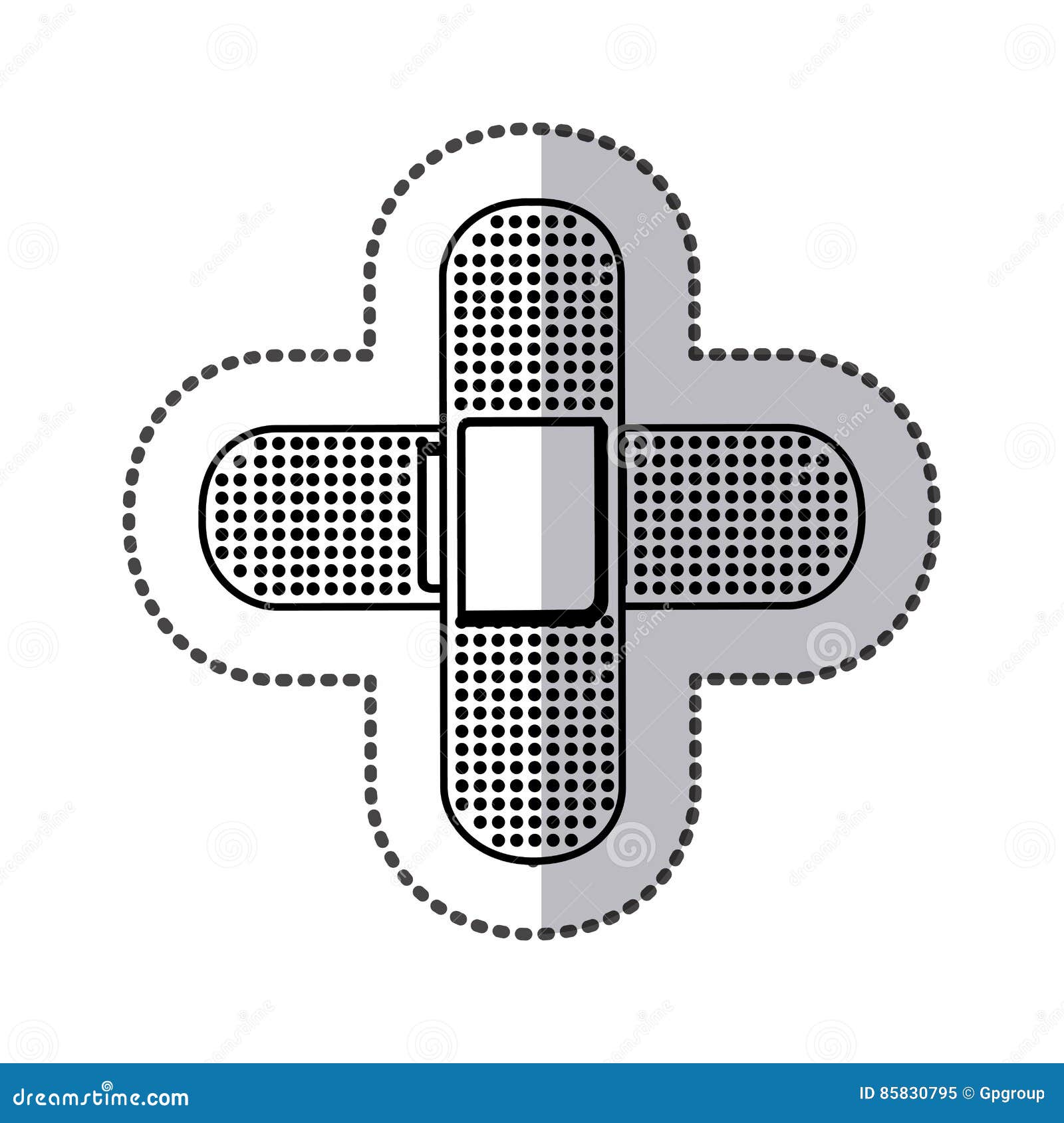 Pflaster-Ikonenbild stock abbildung. Illustration von graphik - 85830795