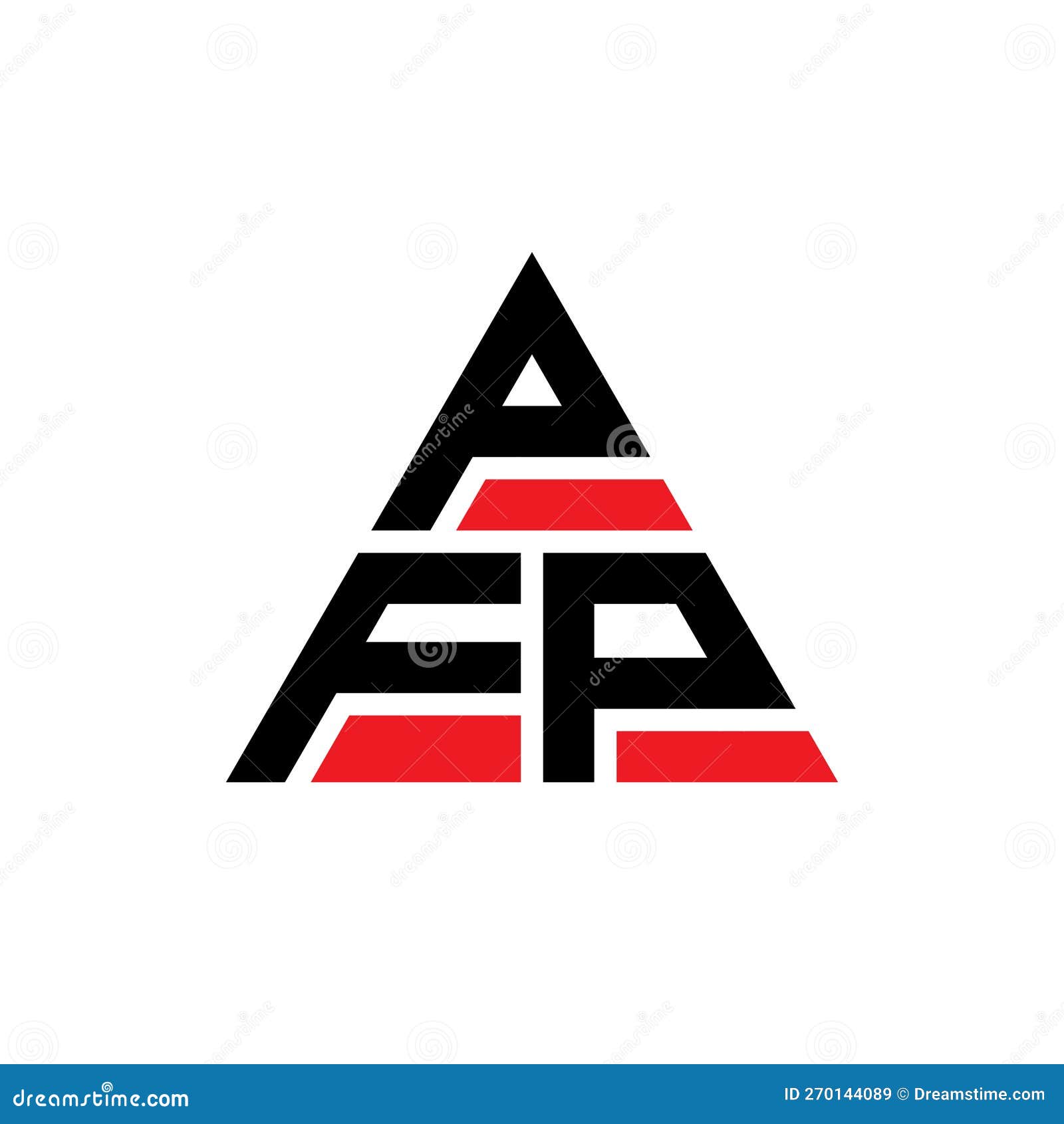 PFP Triangle Letter Logo Design with Triangle Shape. PFP Triangle Logo ...