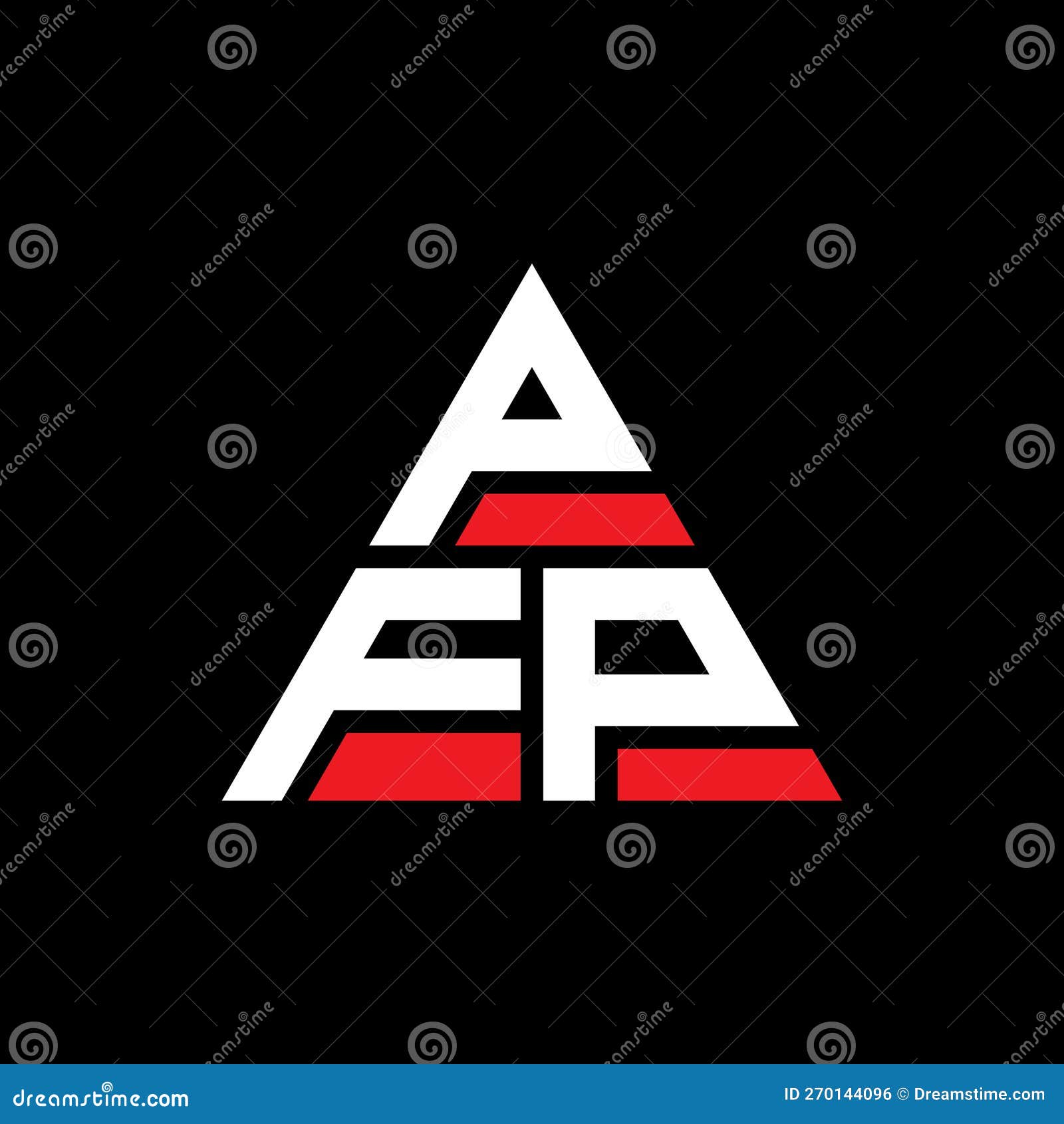 PFP Triangle Letter Logo Design with Triangle Shape. PFP Triangle Logo ...