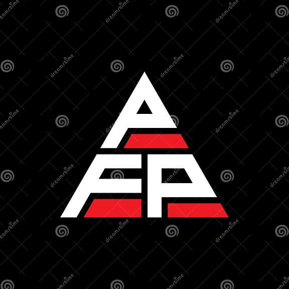 PFP Triangle Letter Logo Design with Triangle Shape. PFP Triangle Logo ...