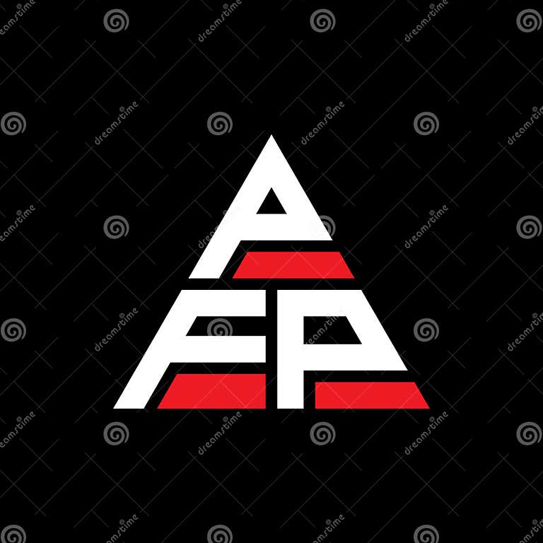 PFP Triangle Letter Logo Design with Triangle Shape. PFP Triangle Logo ...