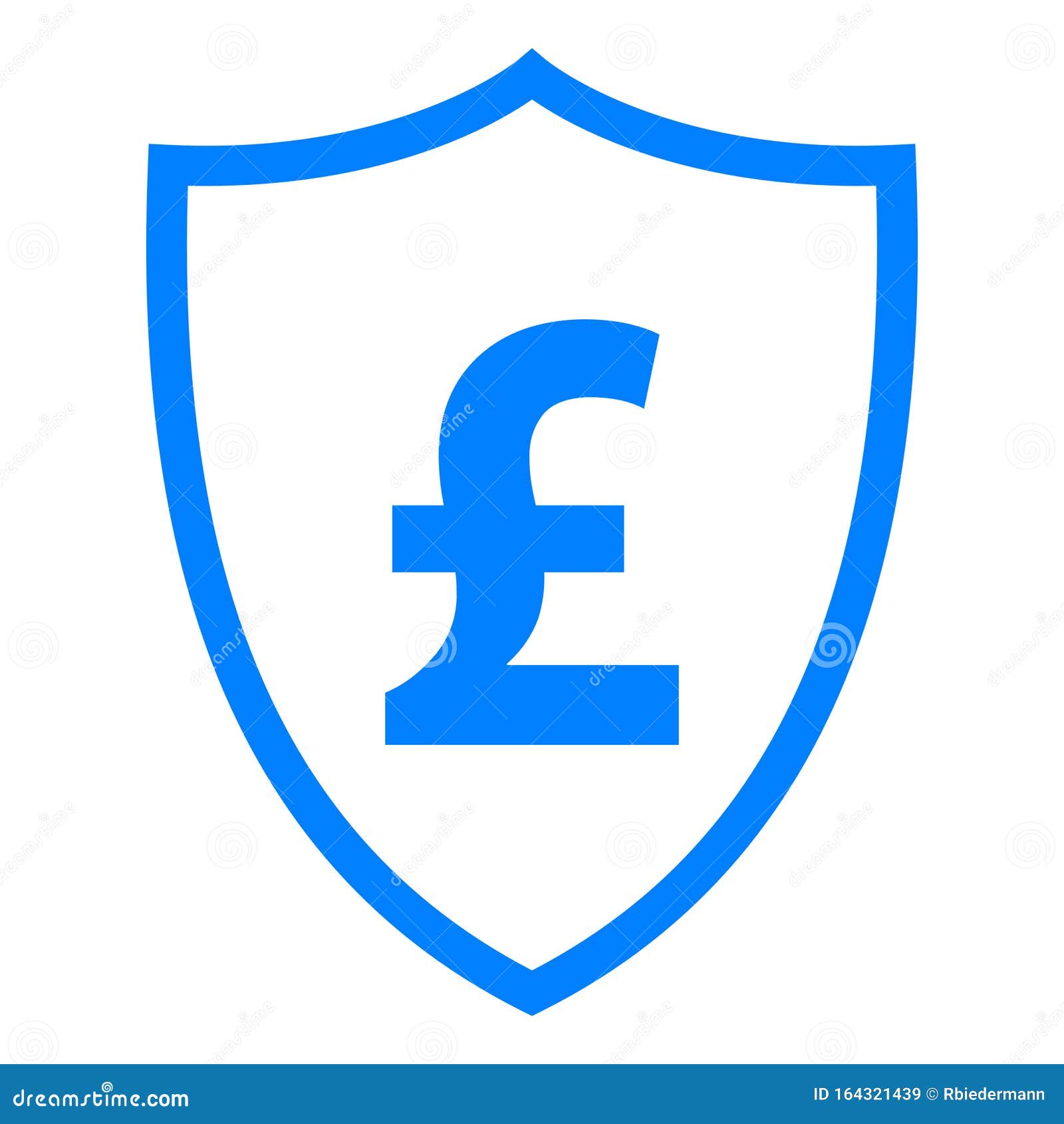 Pfund Sterling und Schild vektor abbildung. Illustration von pfund ...