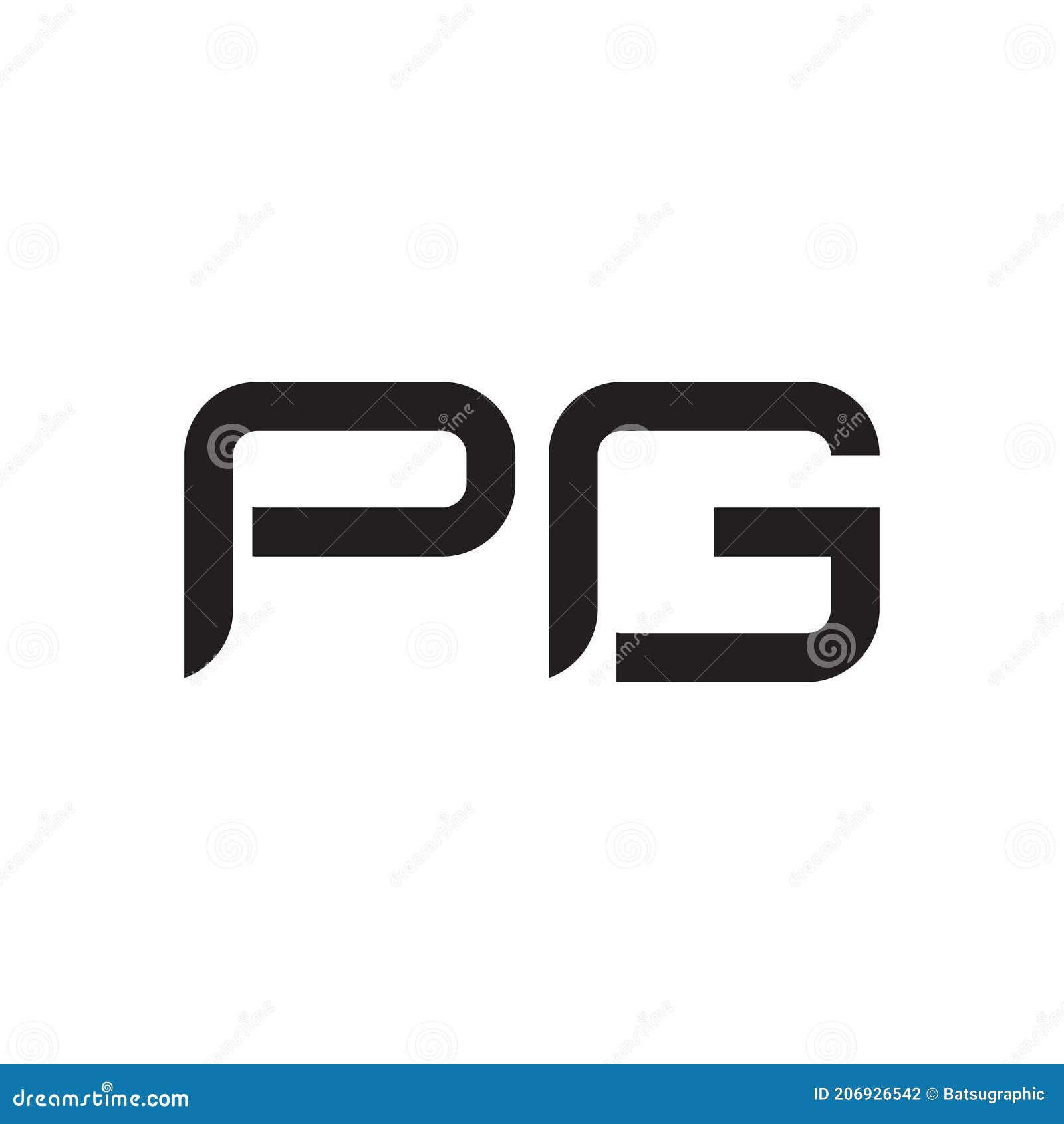 Pg Initial Letter Vector Logo Icon Stock Vector - Illustration of ...