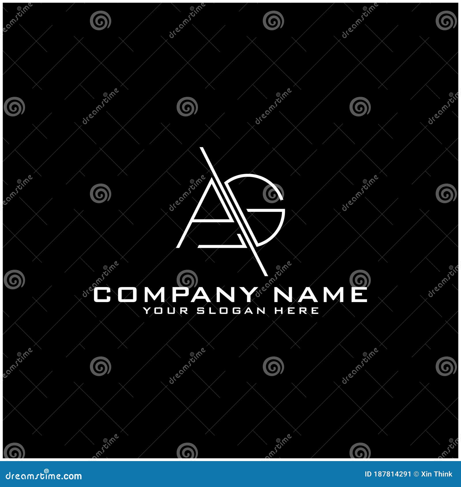 PG Letter Logo Icon Design Template Elements Stock Vector ...