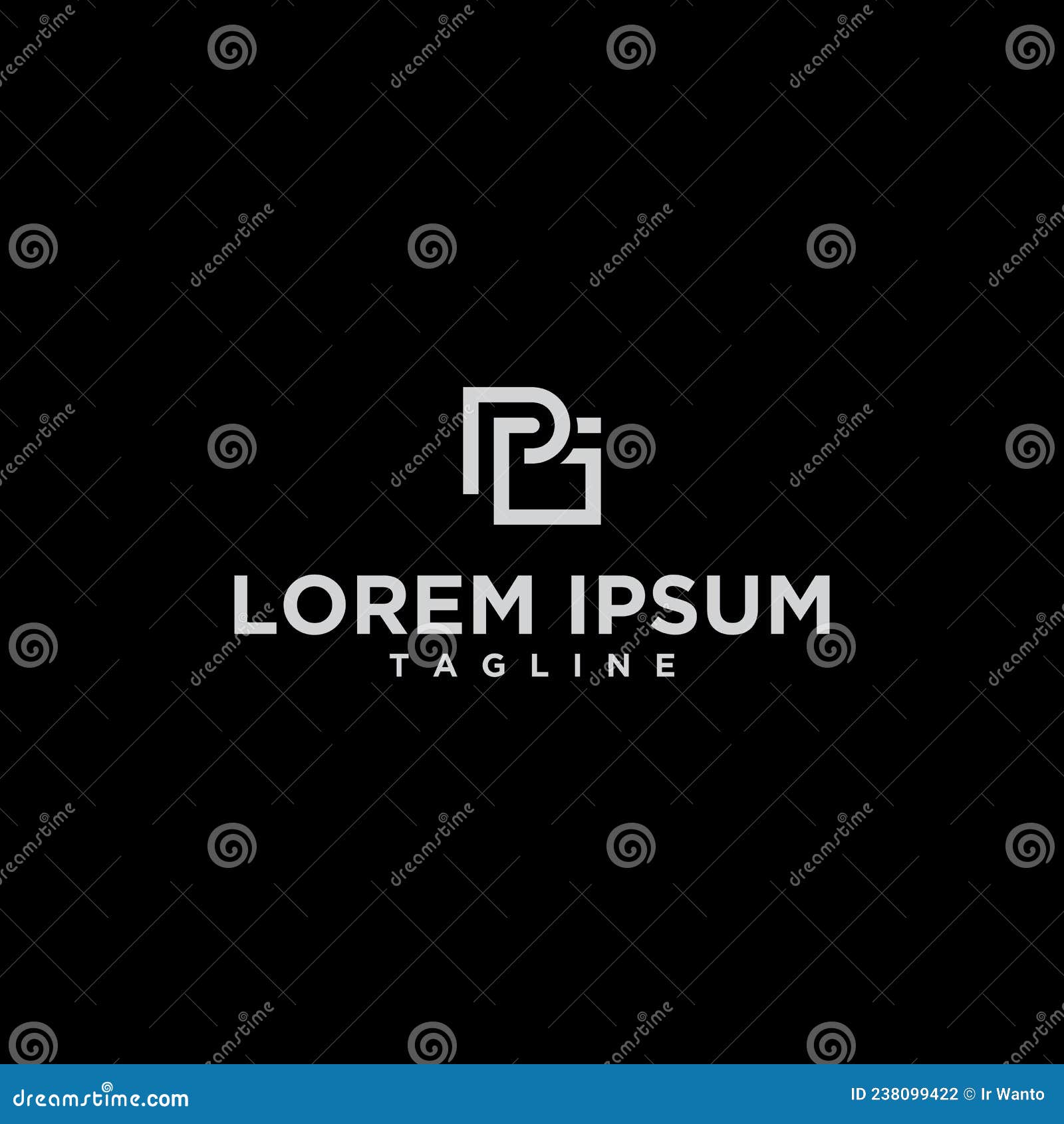 Pg Monogram Logo Design Inspiration Stock Vector - Illustration of ...