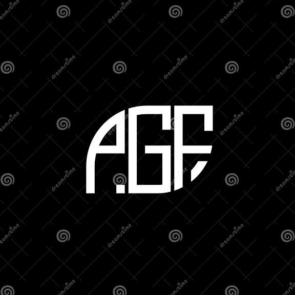 PGF Letter Logo Design on Black Background.PGF Creative Initials Letter ...