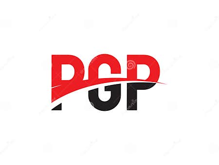 PGP Letter Initial Logo Design Vector Illustration Stock Vector ...