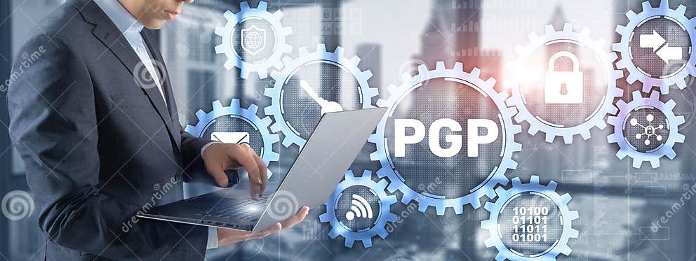 PGP. Pretty Good Privacy stock image. Image of support - 221266237