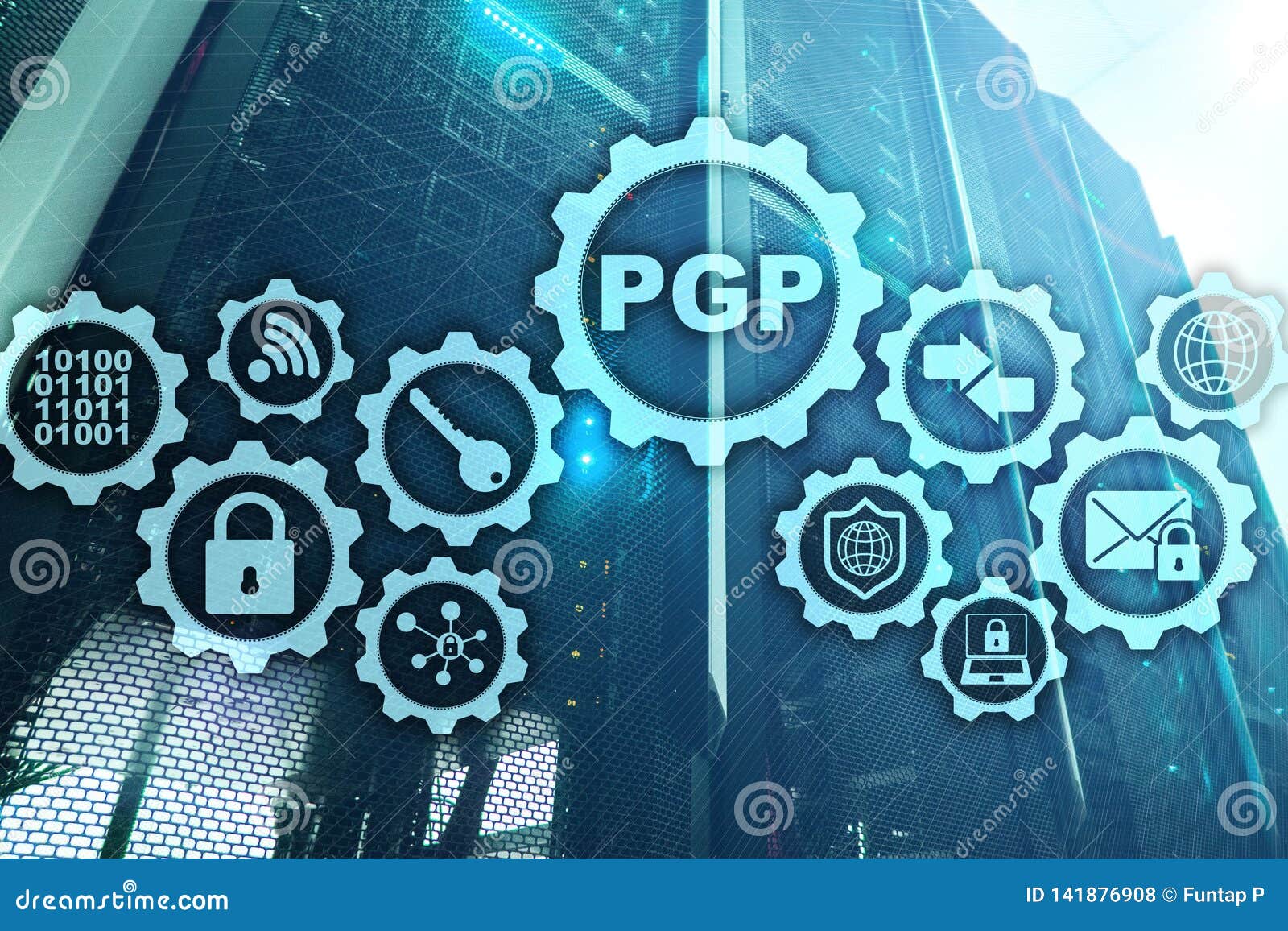 PGP. Pretty Good Privacy. Technology Encryption and Security Concept ...