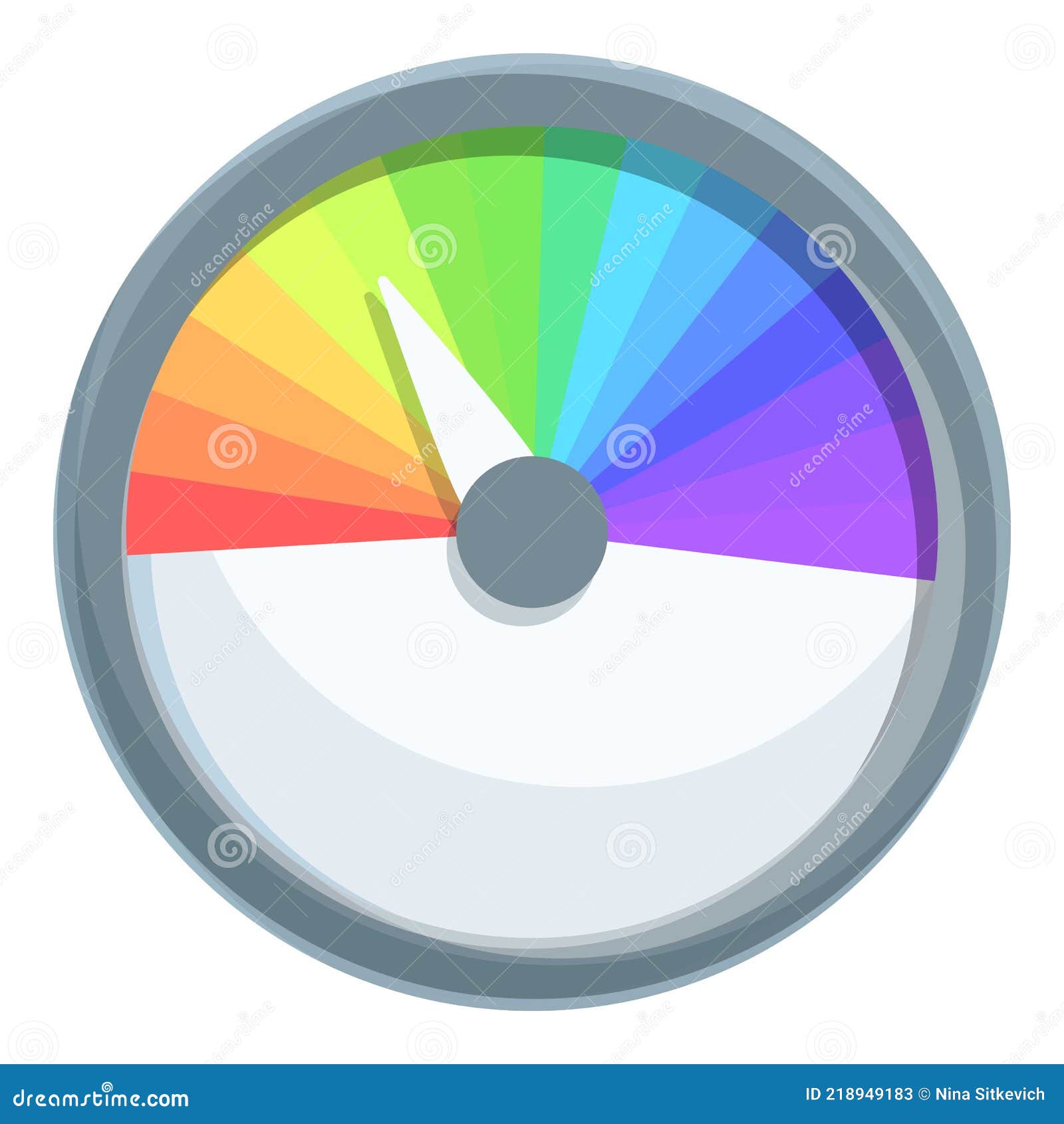 Ph Meter Color Level Icon, Cartoon Style Stock Vector - Illustration of ...