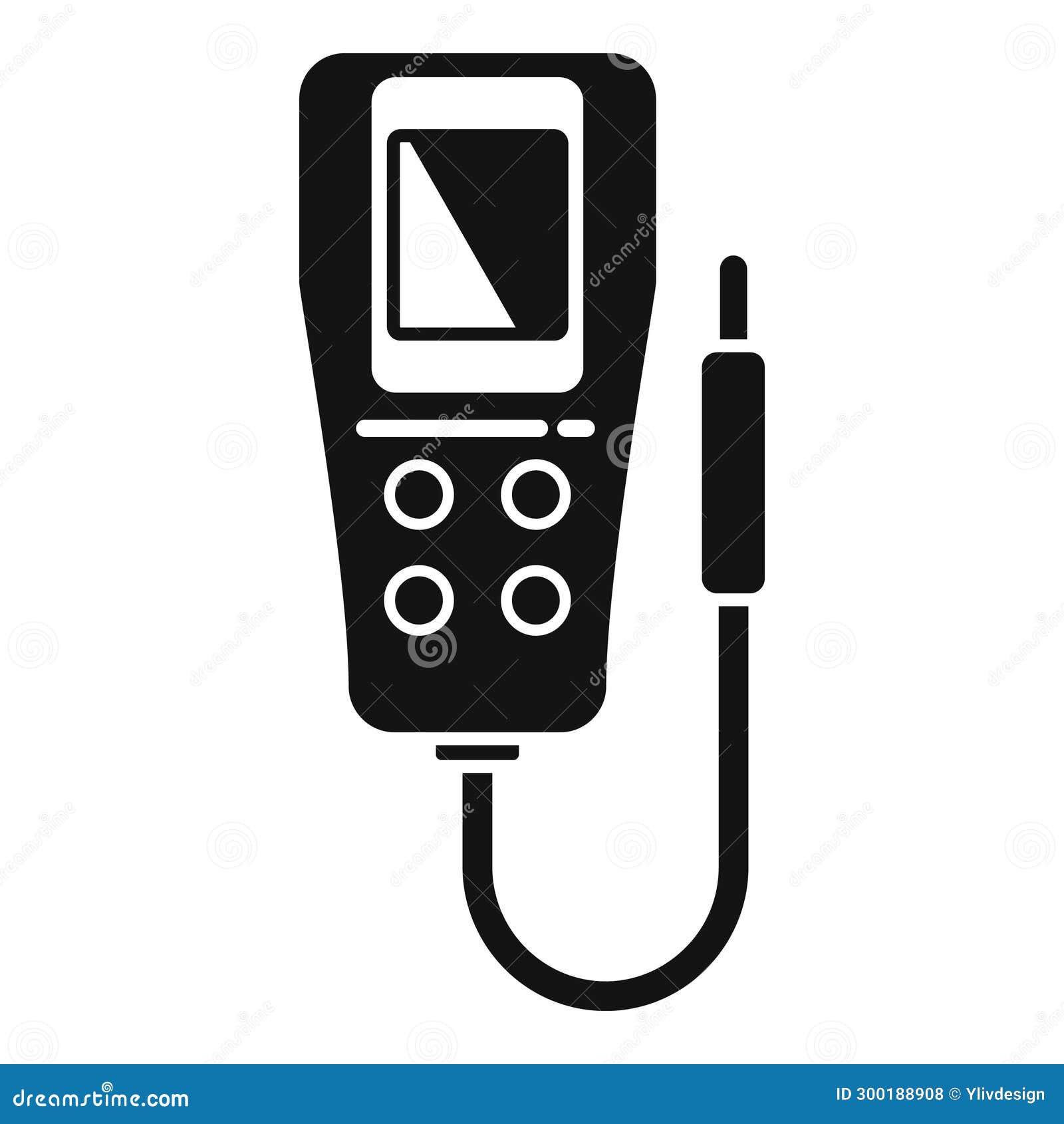 Ph Meter Device Kit Icon Simple Vector. Soil Chemistry Solution Stock ...