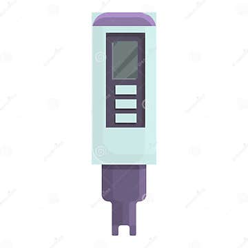 Ph Meter Level Icon, Cartoon Style Stock Vector - Illustration of info ...