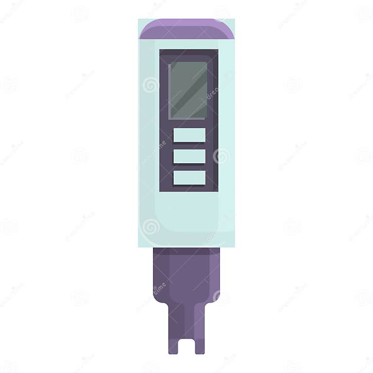 Ph Meter Level Icon, Cartoon Style Stock Vector - Illustration of info ...