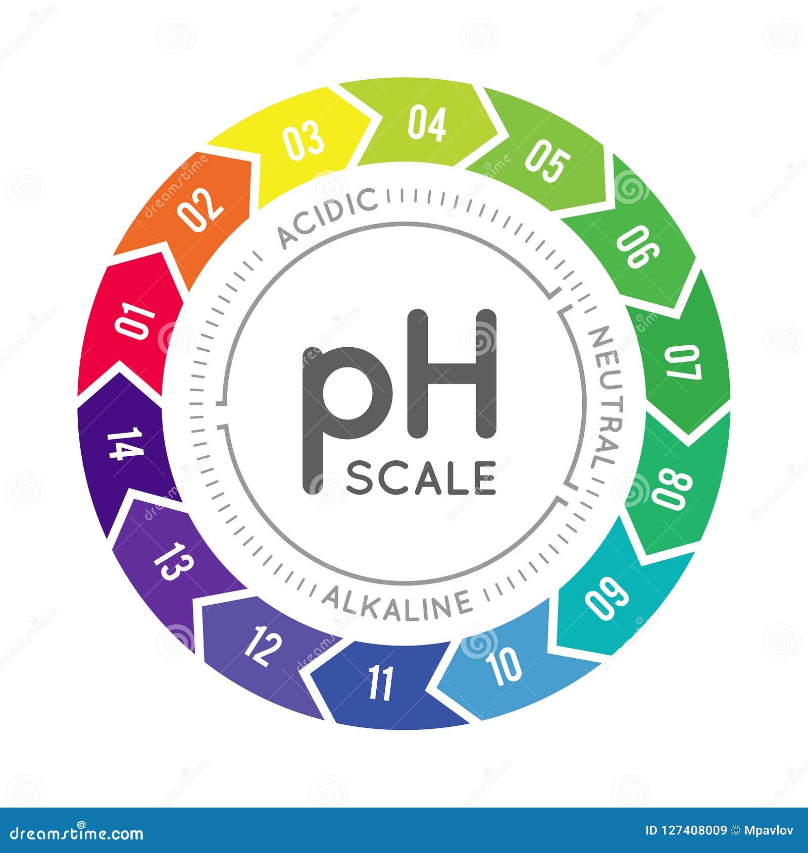 PH Scale. Litmus Paper Color Chart. Vector Illustration | CartoonDealer ... PH Scale. Litmus Paper Color Chart. Vector Illustration | CartoonDealer ...