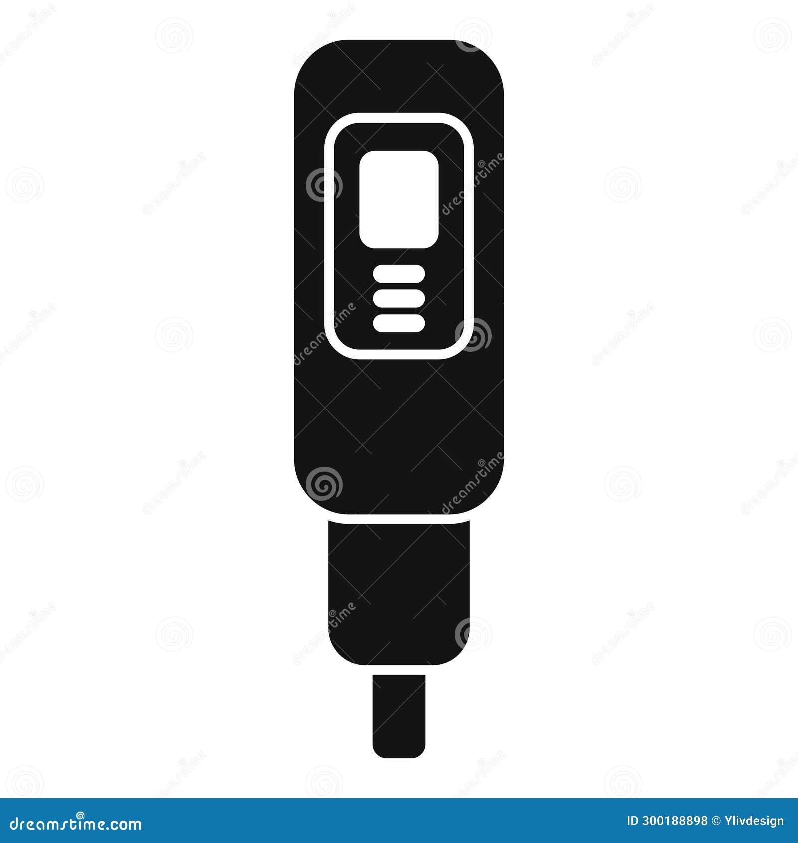 Ph Meter Probe Icon Simple Vector. Soil Test Kit Stock Vector ...
