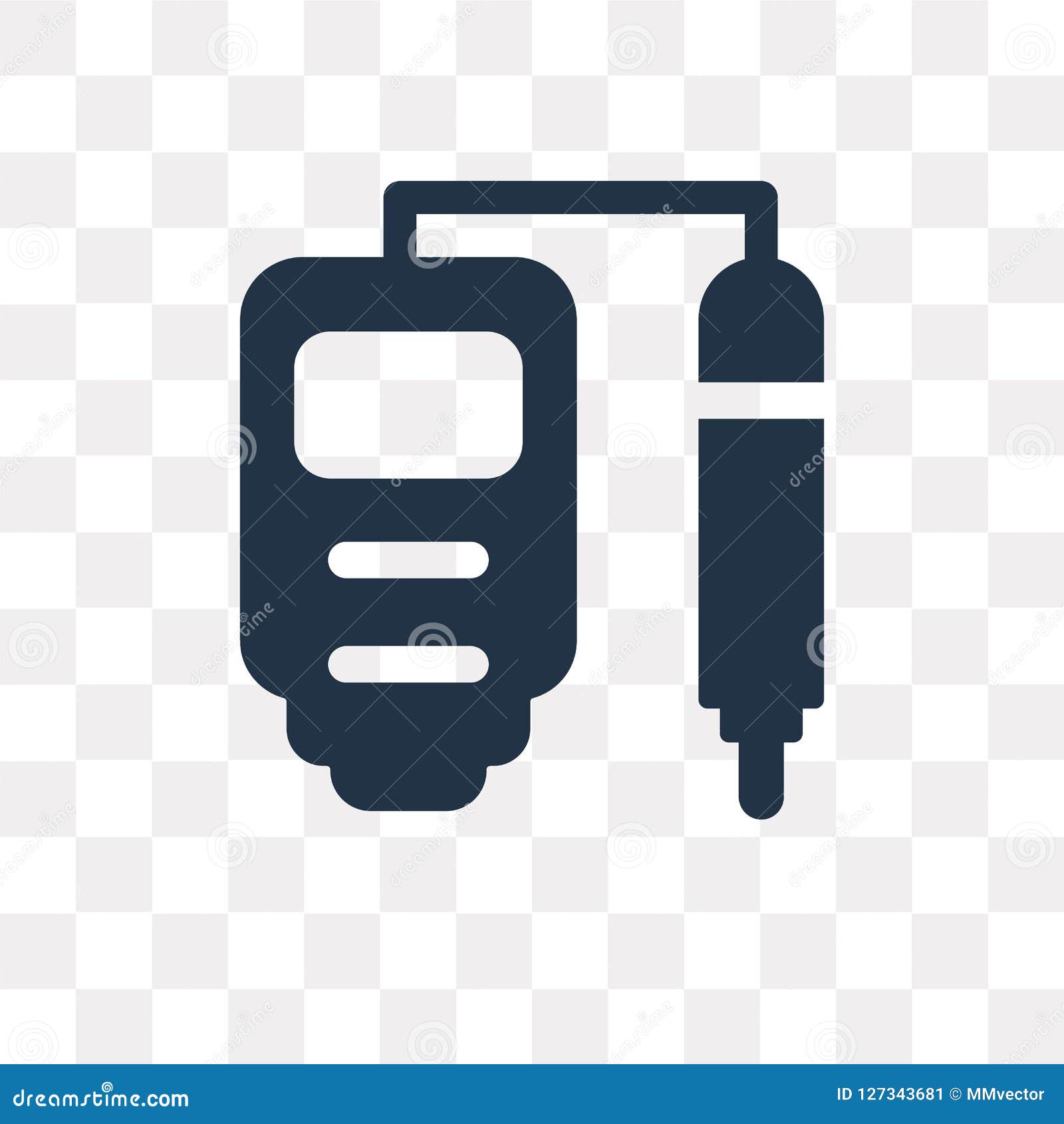 Ph Meter Vector Icon Isolated on Transparent Background, Ph Mete Stock ...