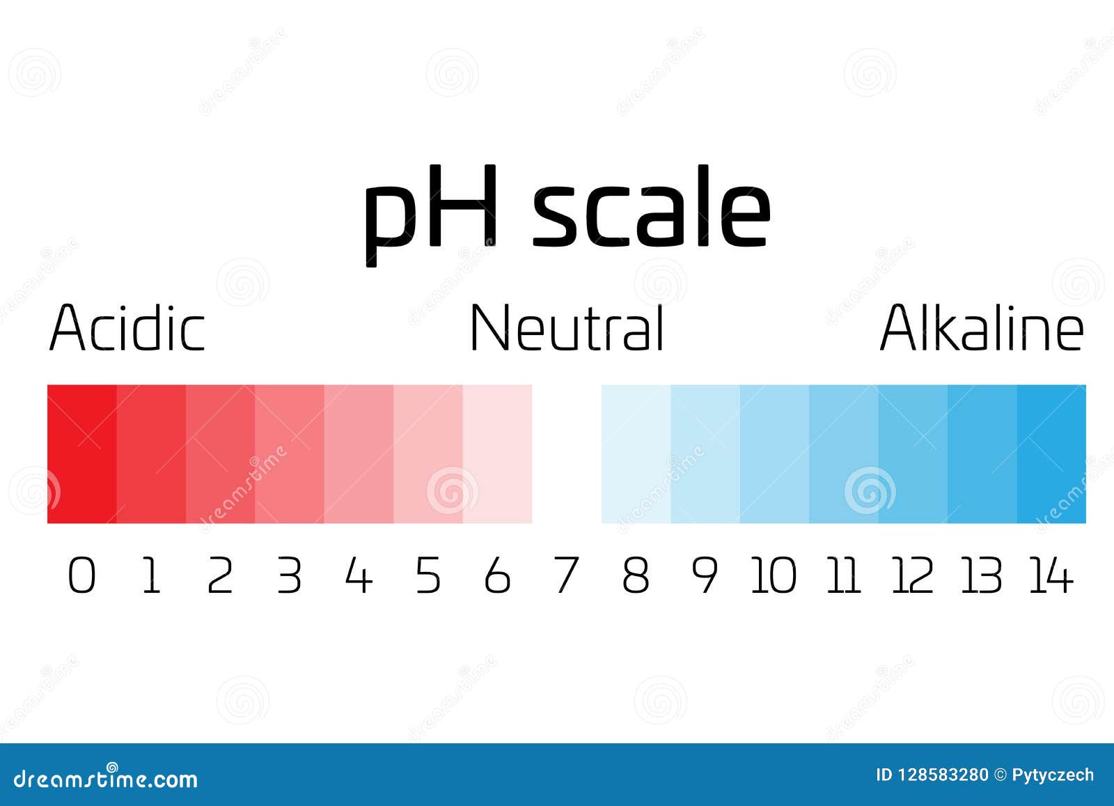 PH Scale. Litmus Paper Color Chart. Vector Illustration | CartoonDealer ... PH Scale. Litmus Paper Color Chart. Vector Illustration | CartoonDealer ...