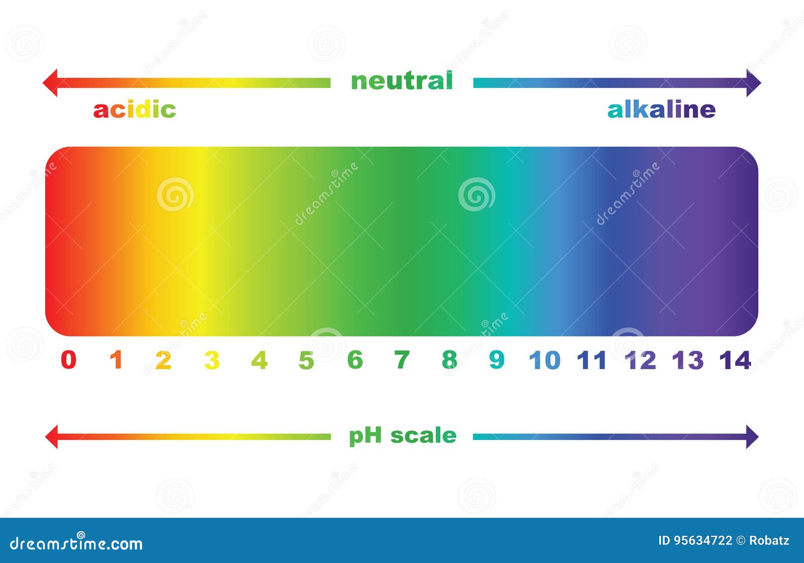 PH Scale Value , Isolated . Stock Vector - Illustration of science ...