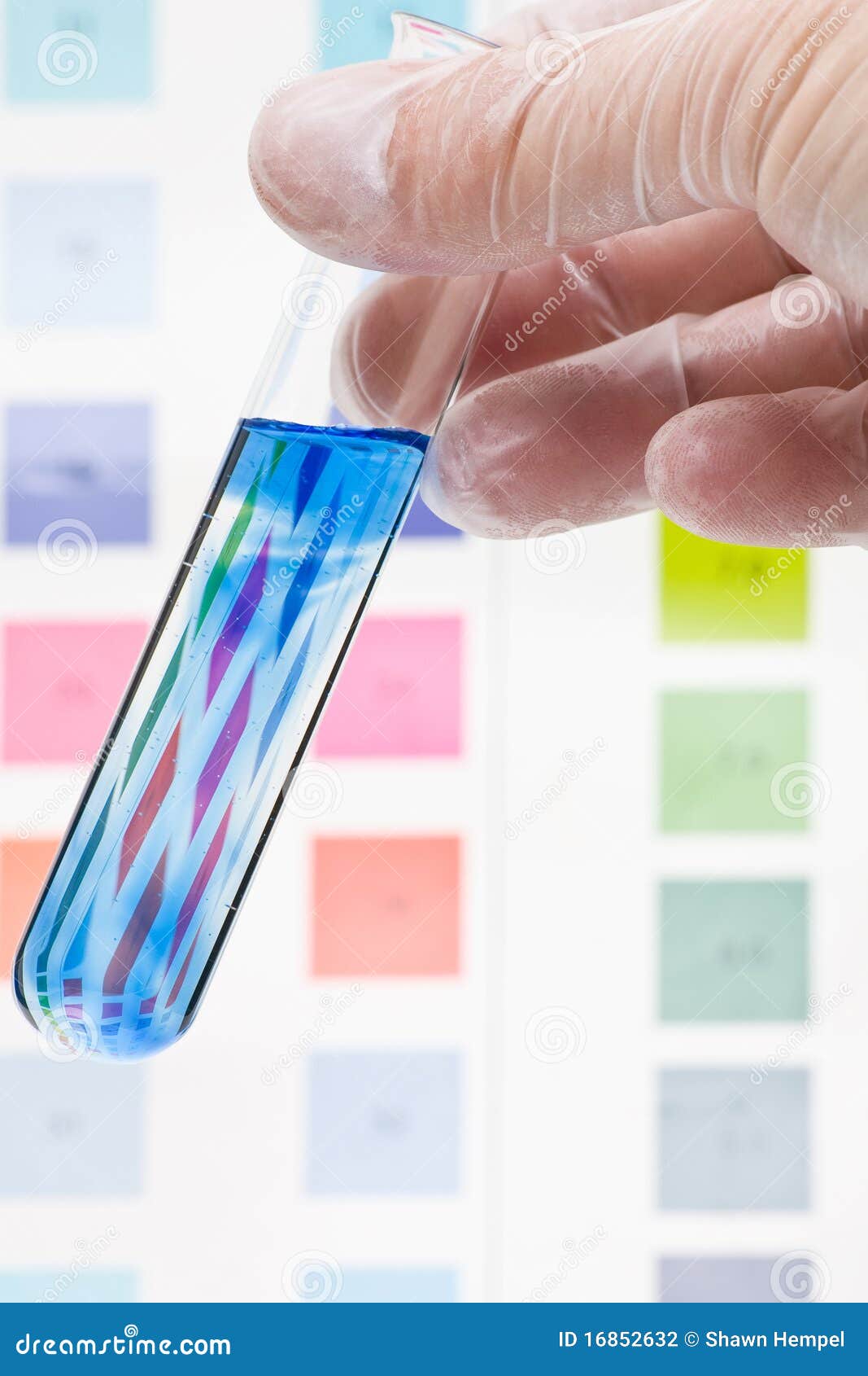 PH test stock photo. Image of glove, measure, test, hand - 16852632