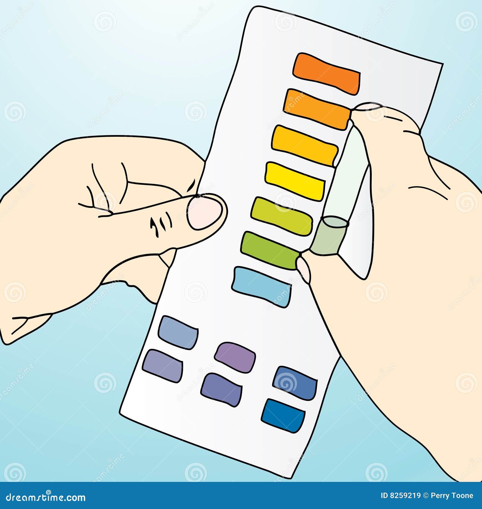 Ph Test stock vector. Illustration of level, experiment - 8259219