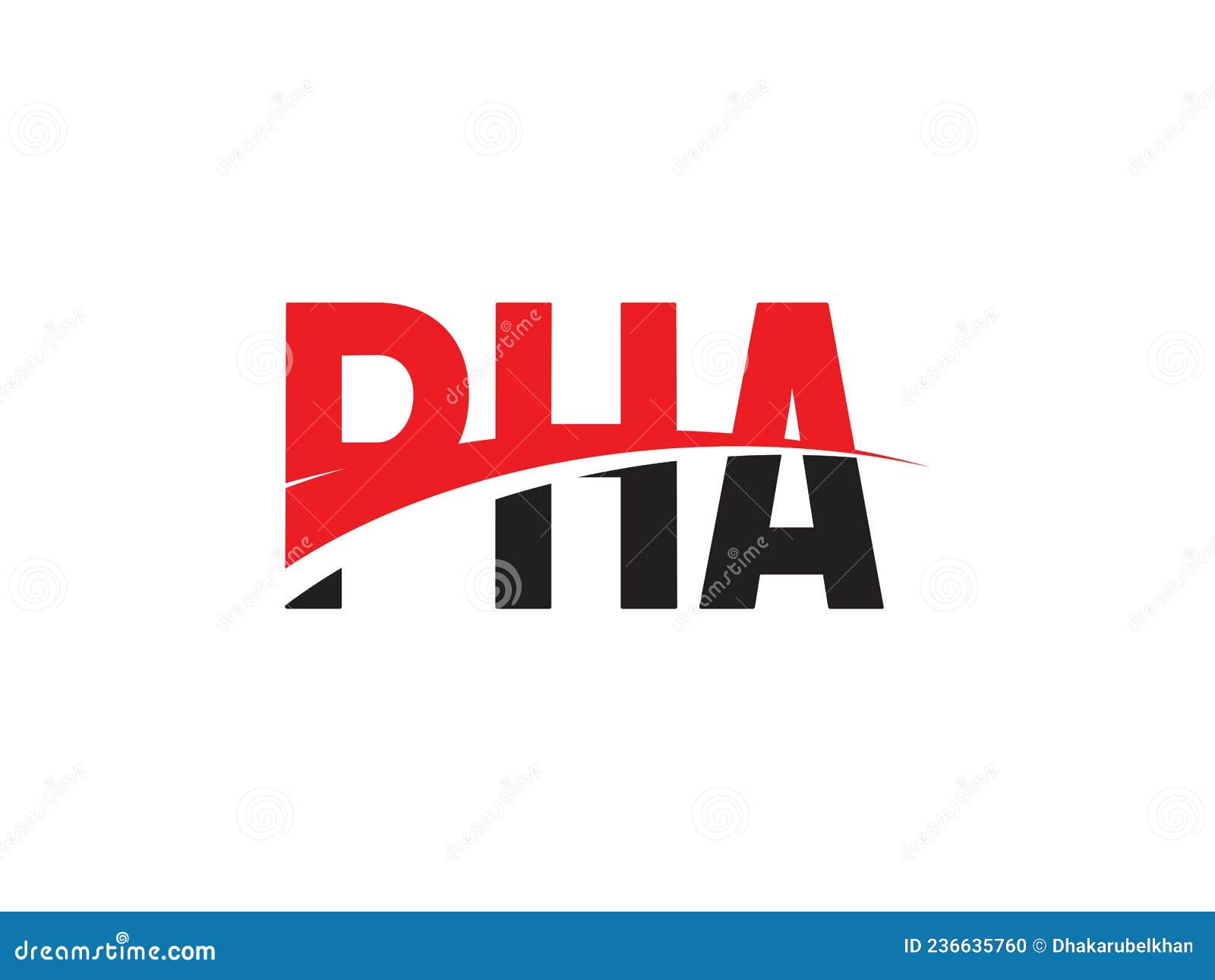 PHA Letter Initial Logo Design Vector Illustration Stock Vector ...