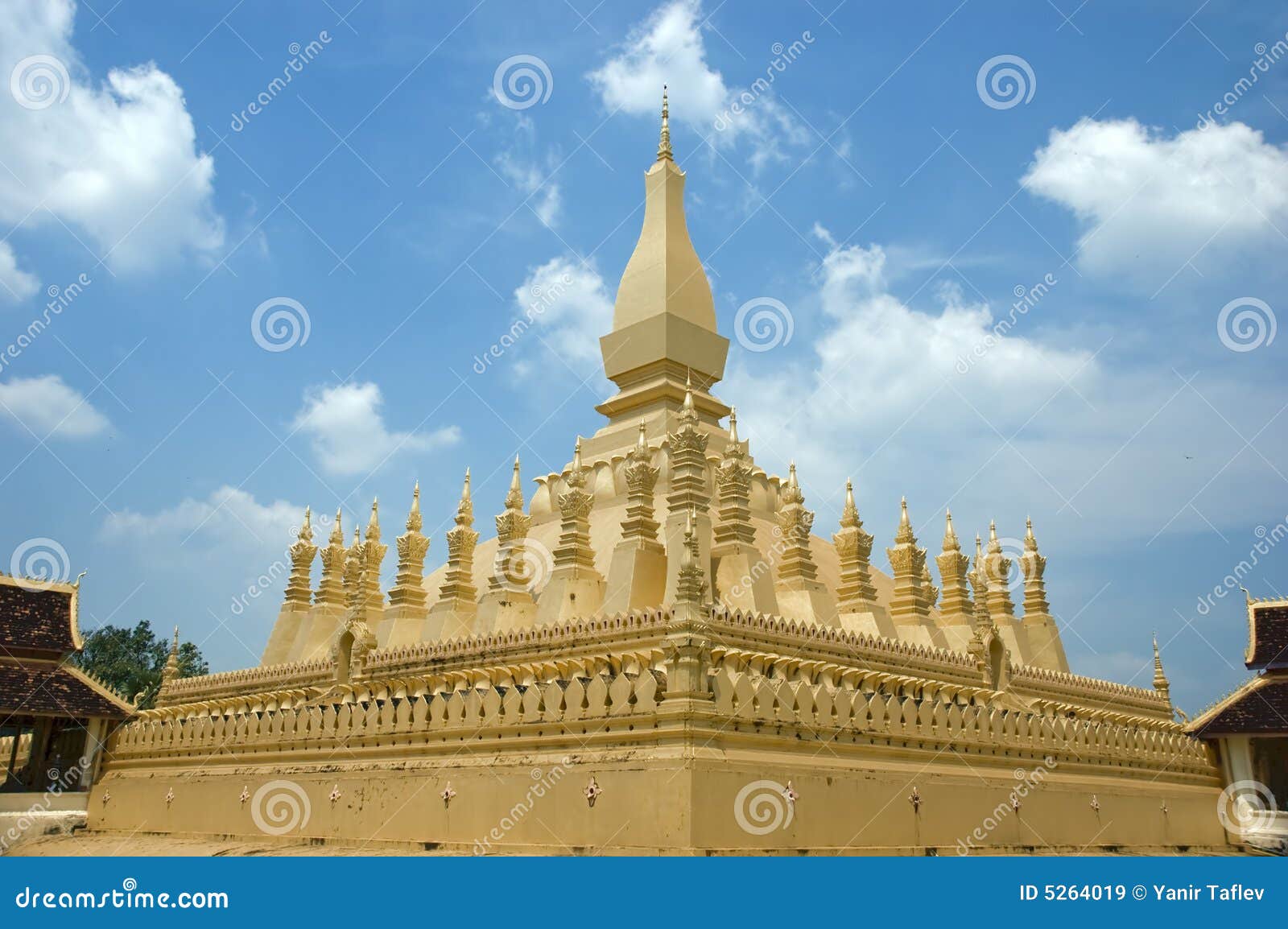 Pha that Luang Temple, Laos Stock Image - Image of temple, brown: 5264019