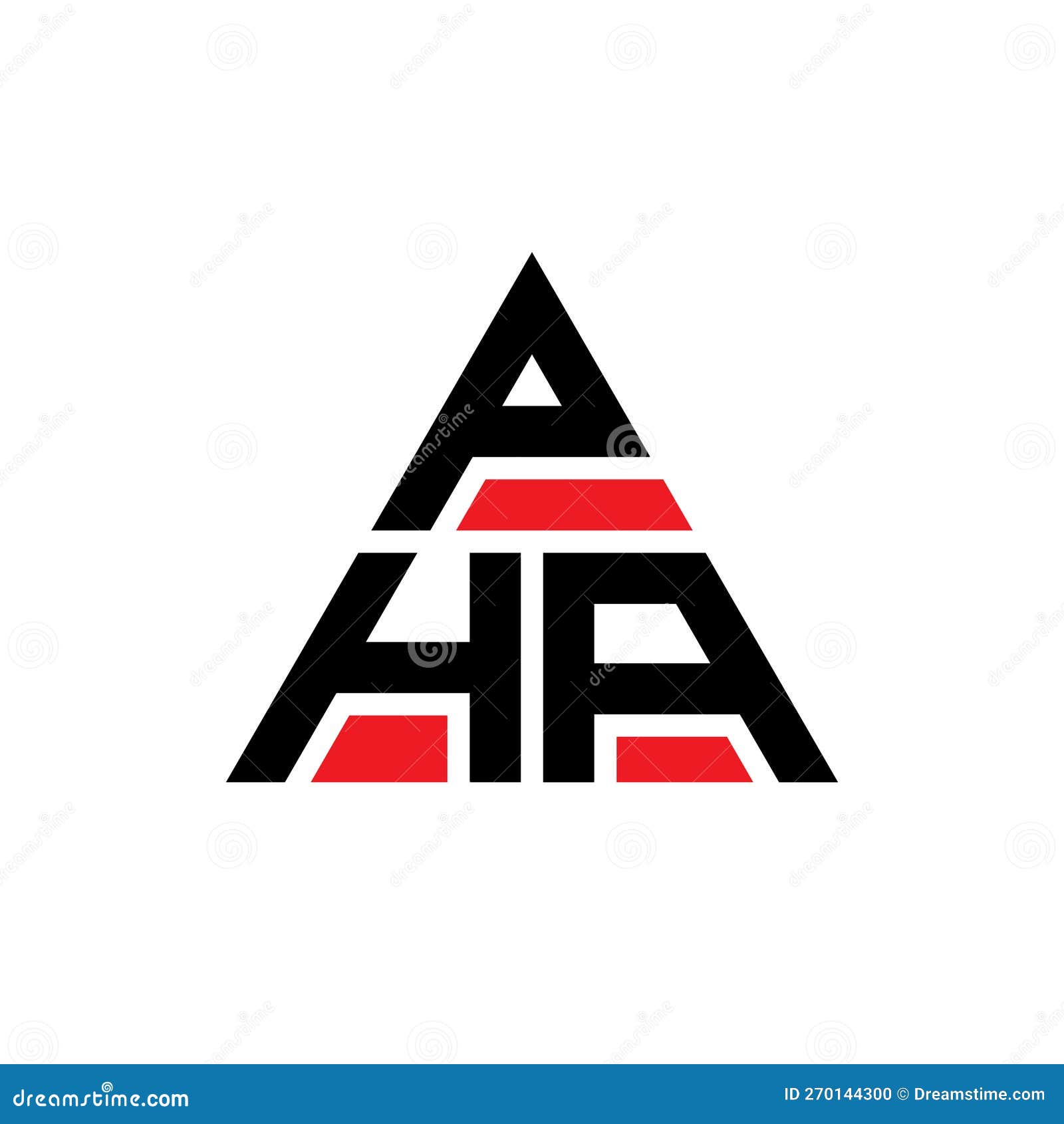 PHA Triangle Letter Logo Design with Triangle Shape. PHA Triangle Logo ...