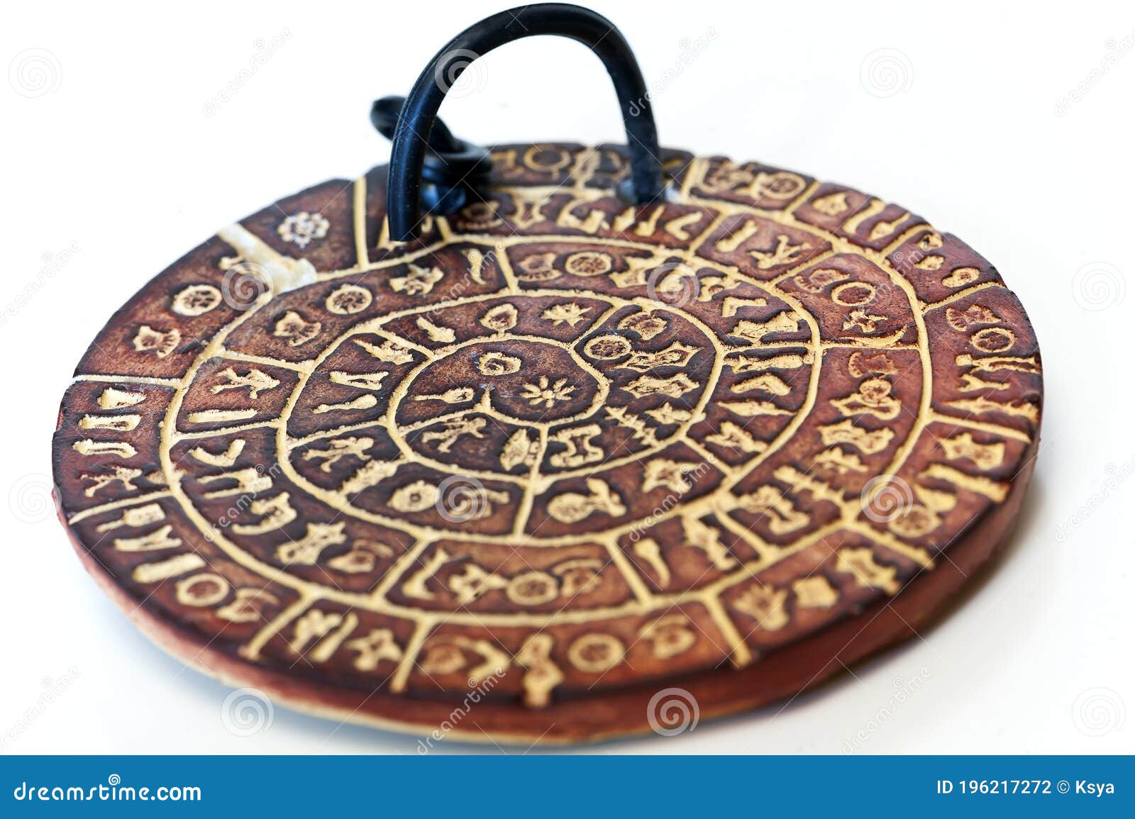 Phaistos Disc stock photo. Image of detailed, crete - 196217272