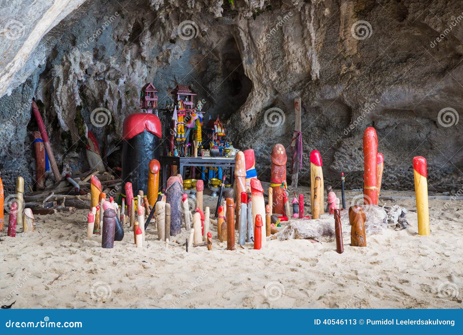 Phallic Shrine stock image. Image of phallus, color, gate - 40546113
