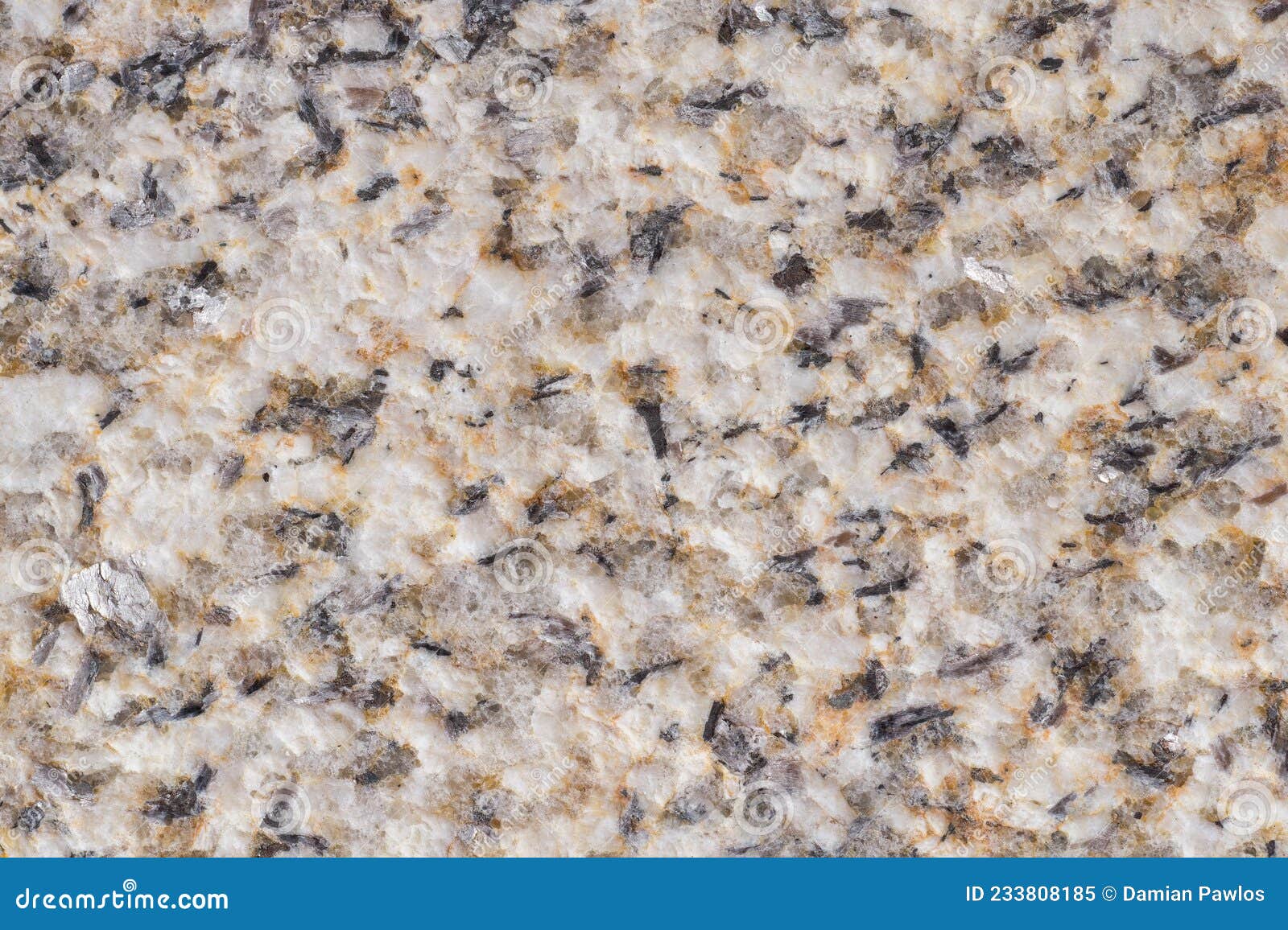 The Phaneritic Texture of Granite Common Intrusive Igneous Rock with ...